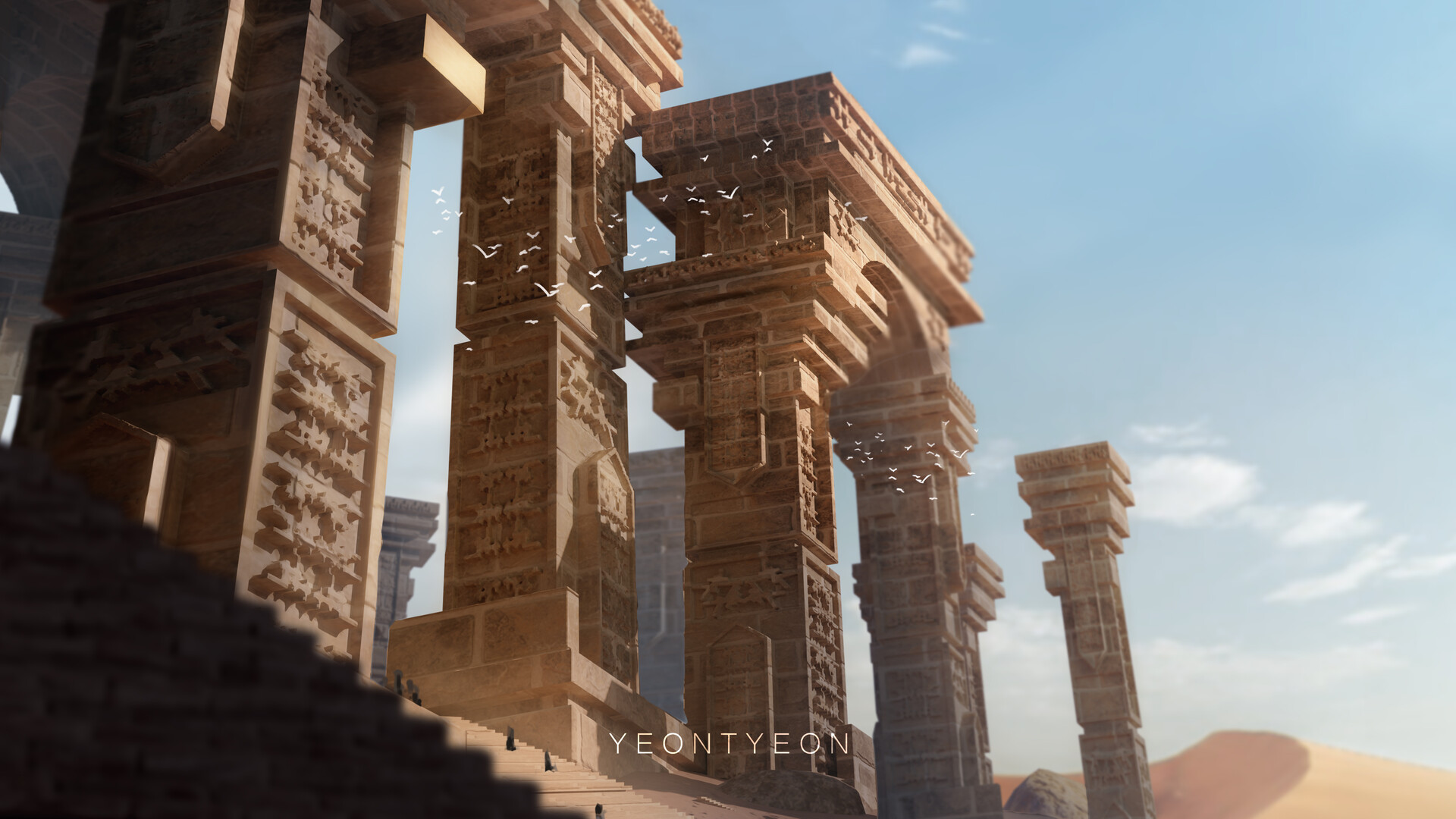 ArtStation - God Temple