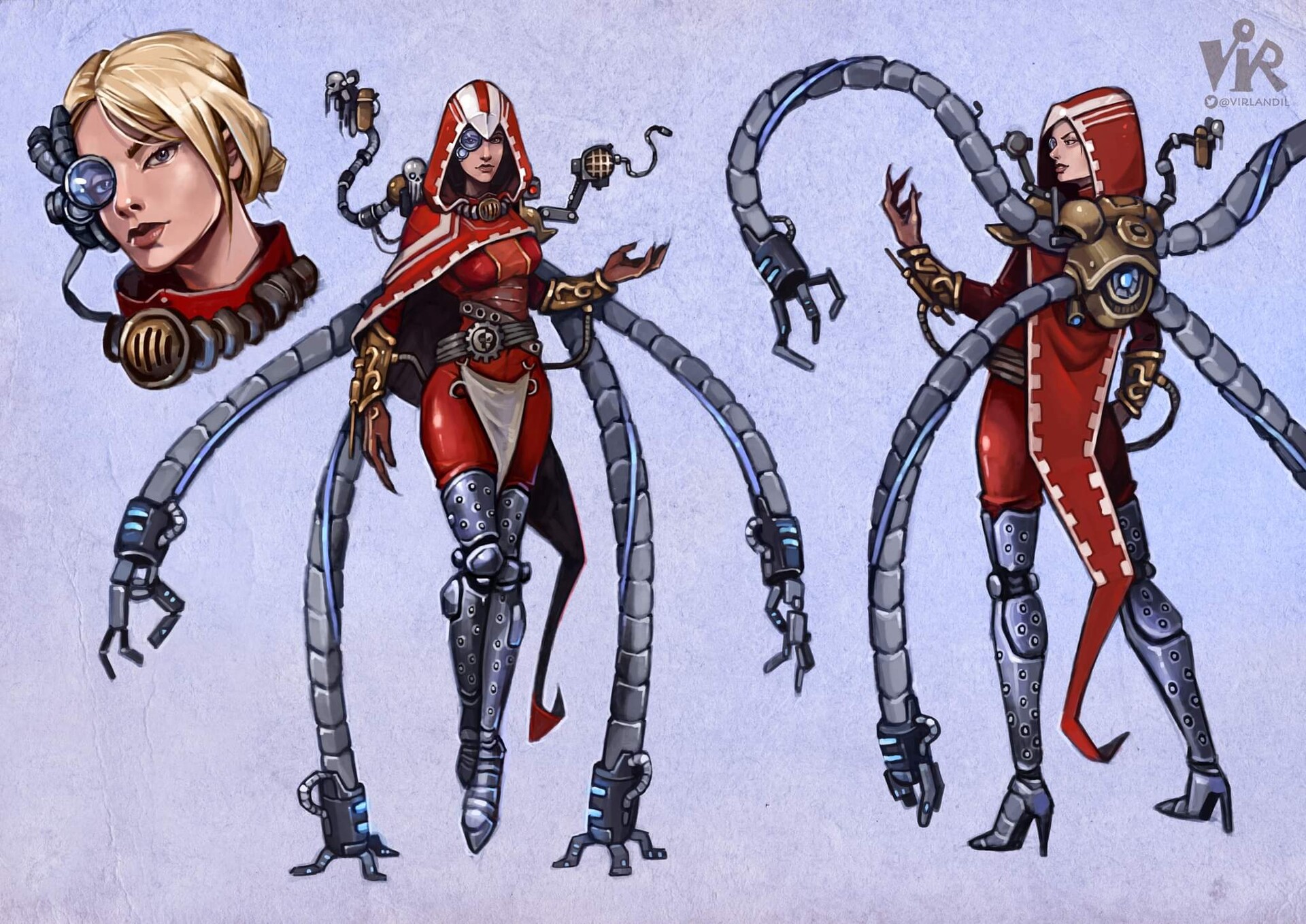 ArtStation - Mechanicus lady (OC)