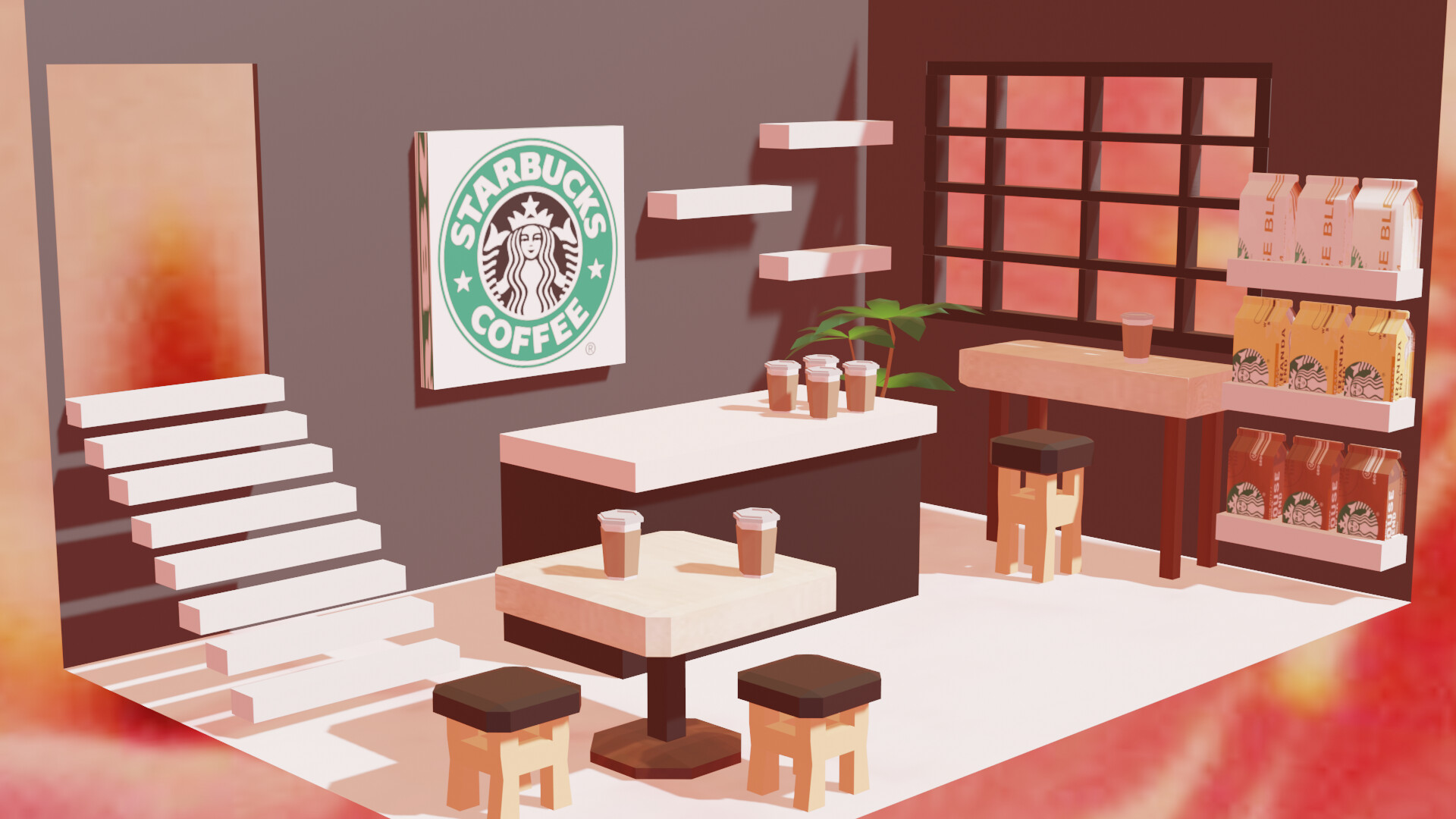 ArtStation - Starbucks Cafe