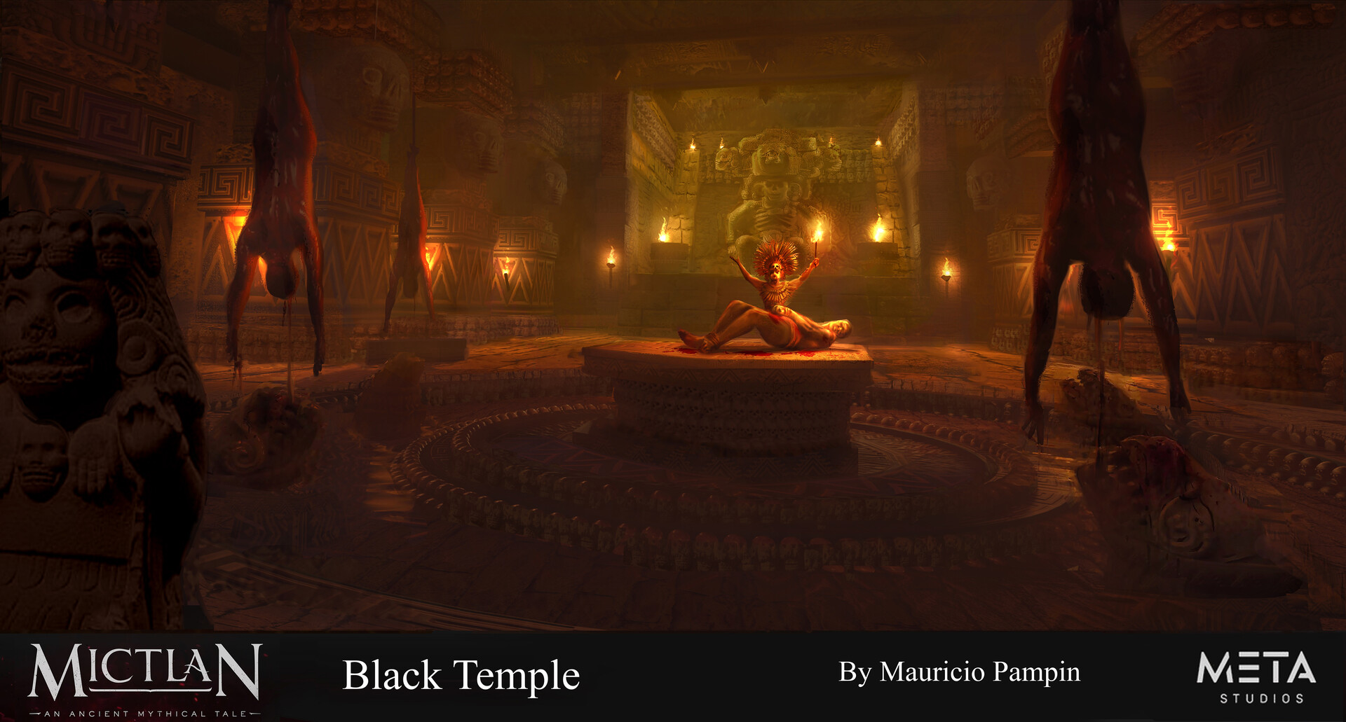 ArtStation - Mictlan: Temple of Death Interior