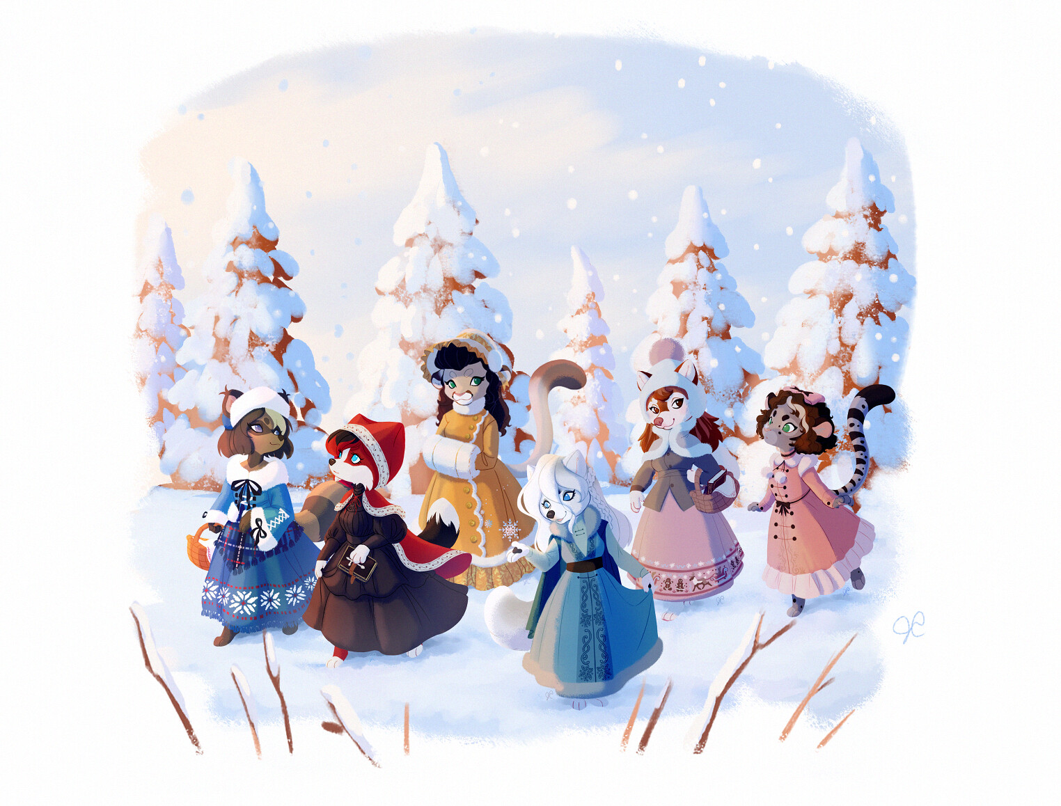 ArtStation - Snowy Scene