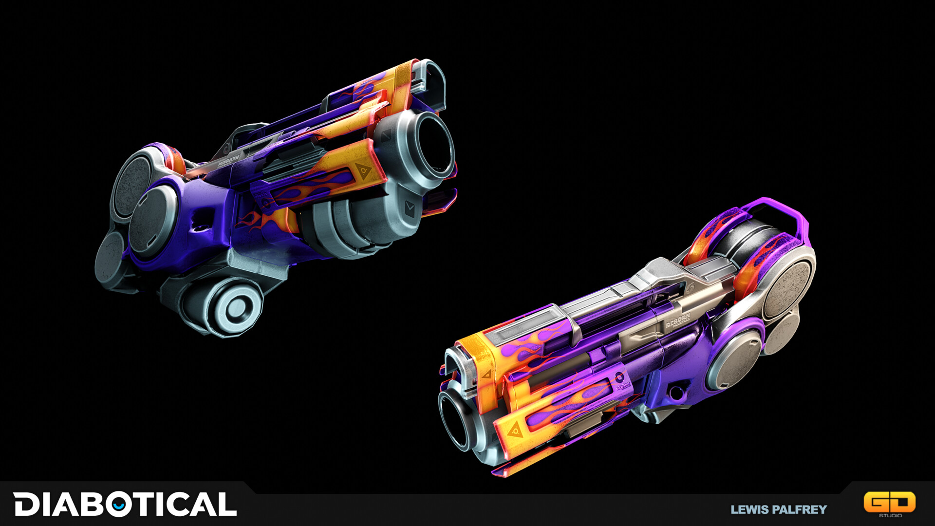 Lewis Palfrey - Hot Rod Skins, Diabotical