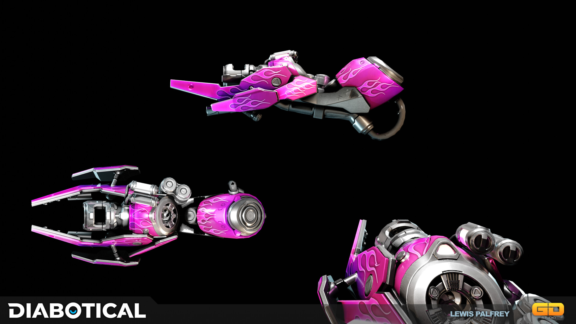 Lewis Palfrey - Hot Rod Skins, Diabotical