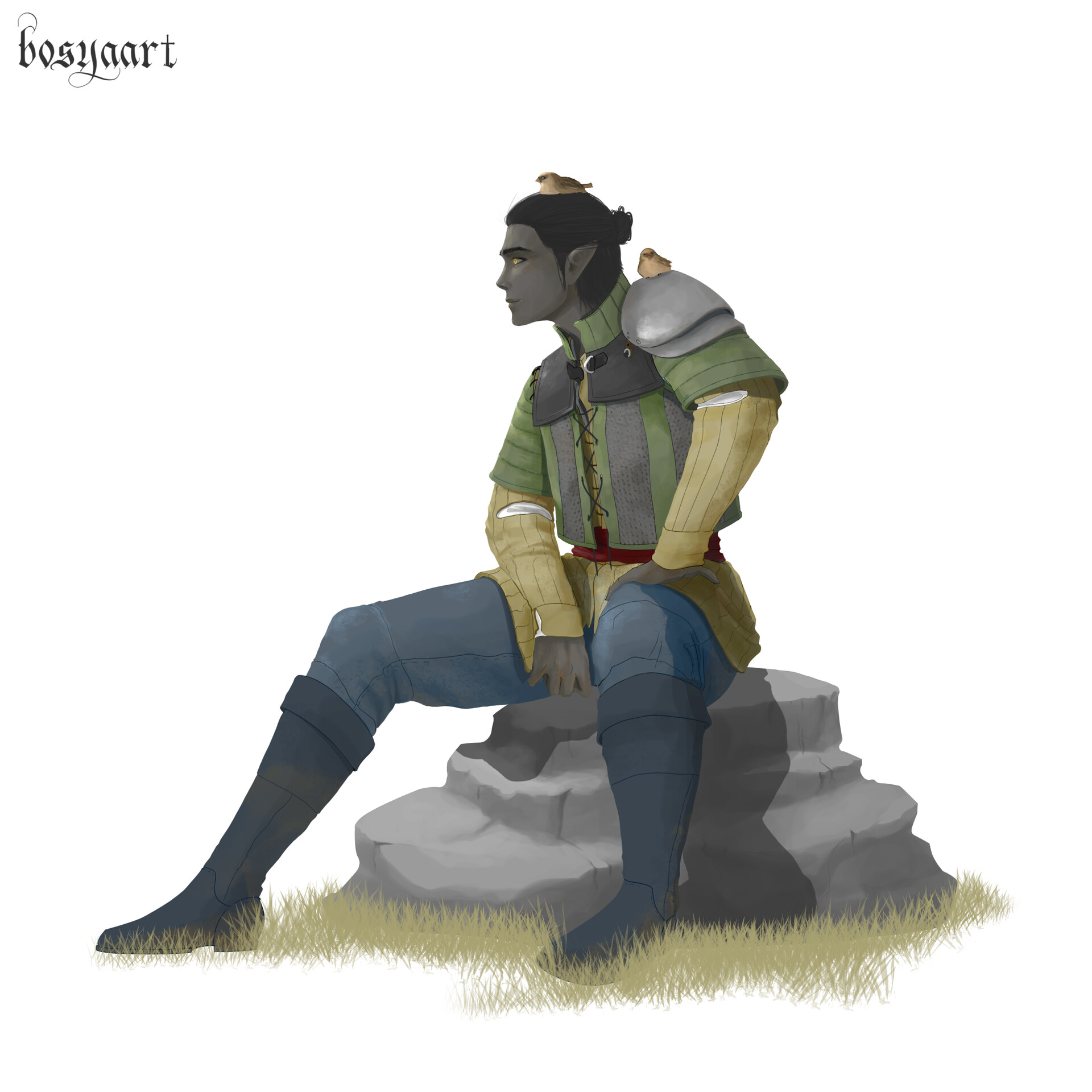 ArtStation - Character concept. Elf