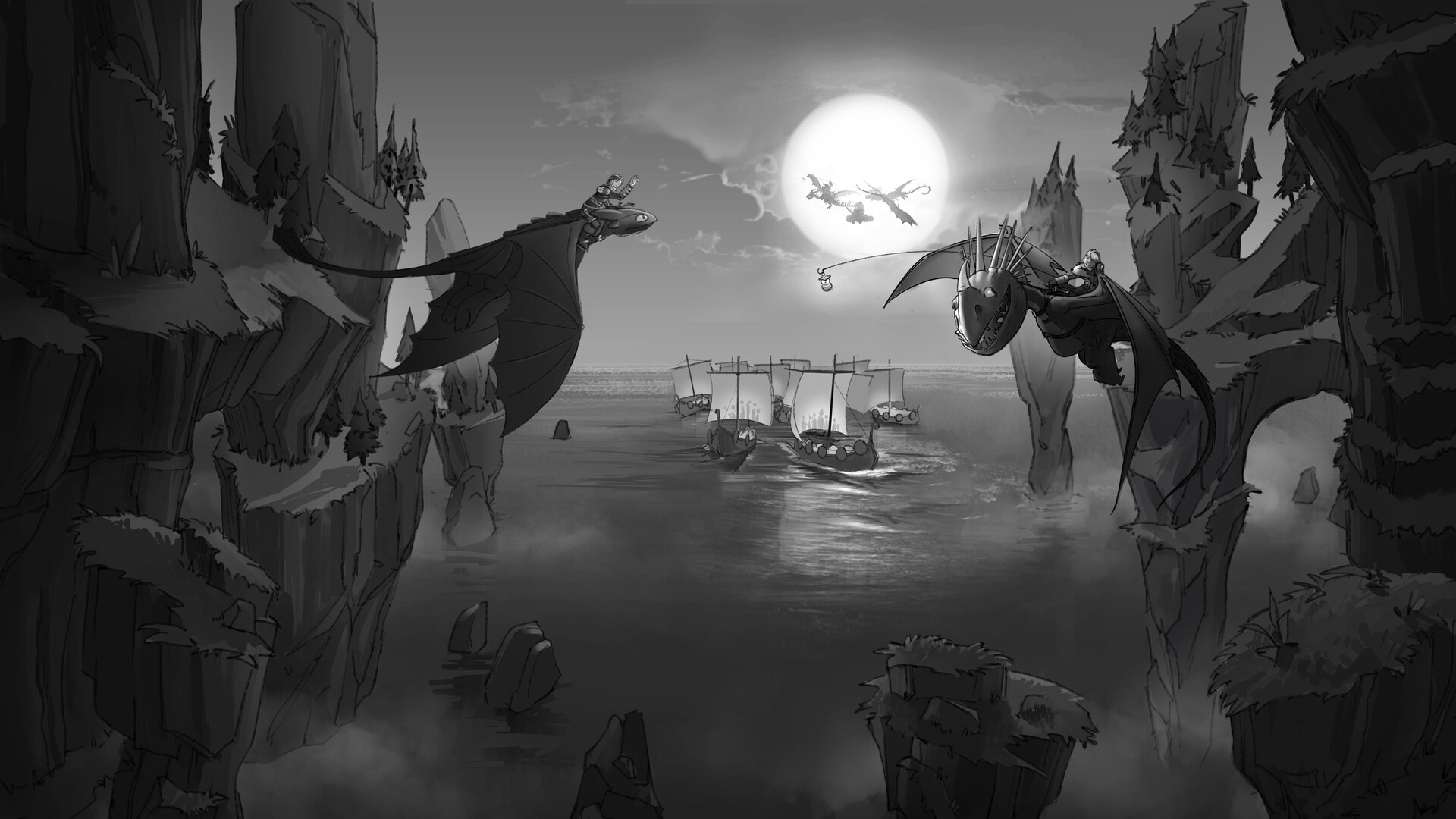 Luc Steadman - Dragon Gliders Attraction Design
