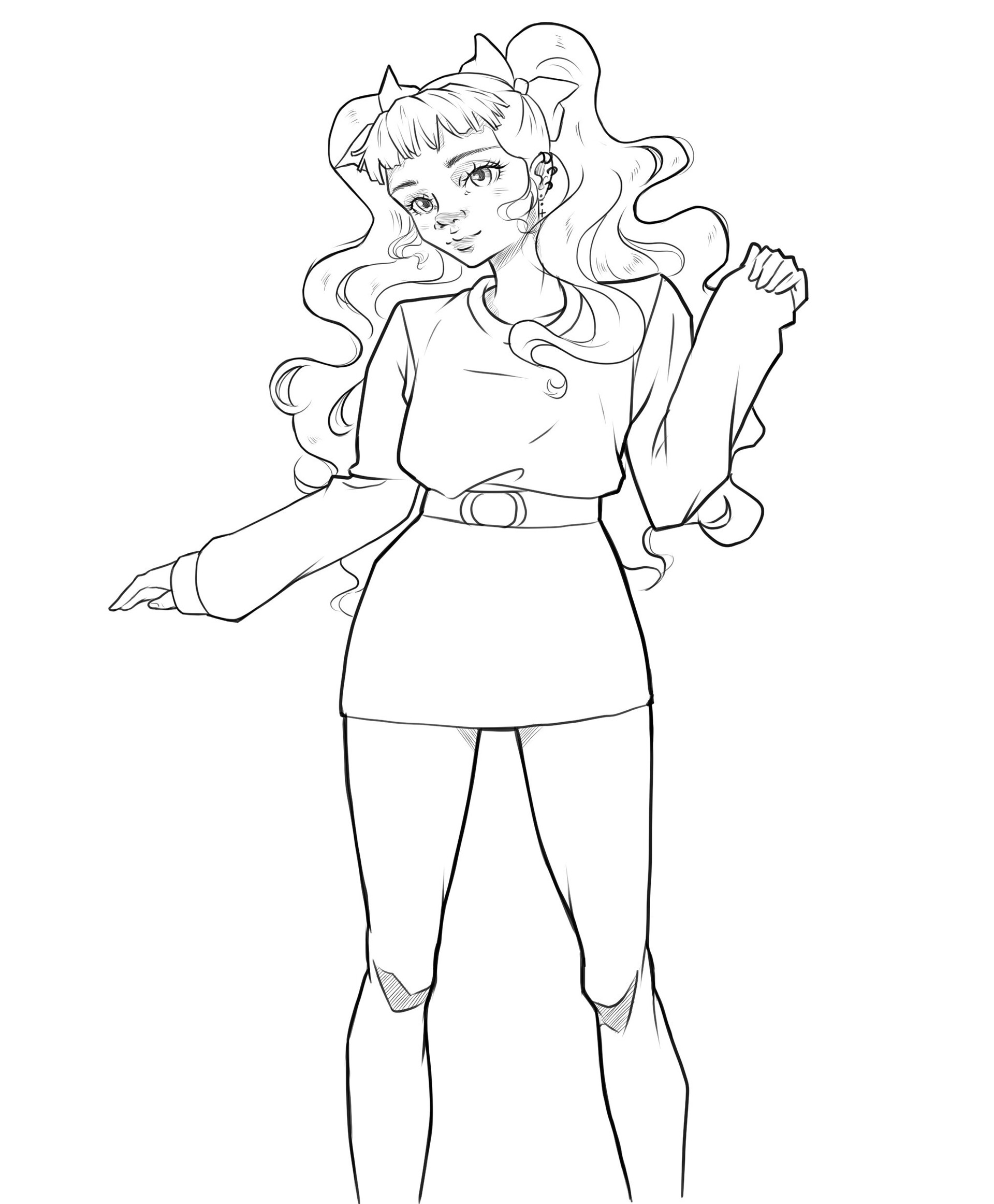 ArtStation - OC Line Art