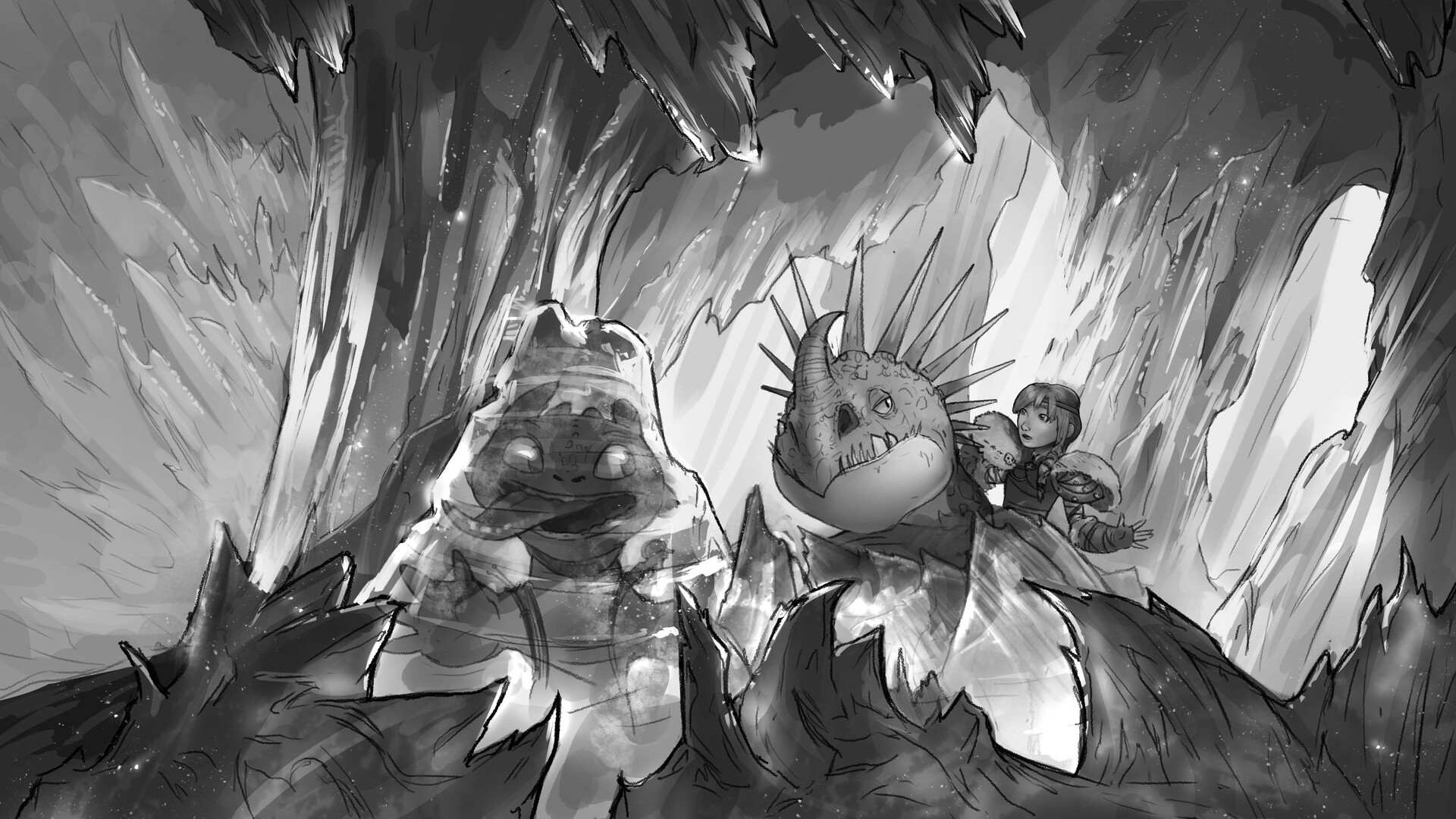 Luc Steadman - Dragon Gliders Attraction Design