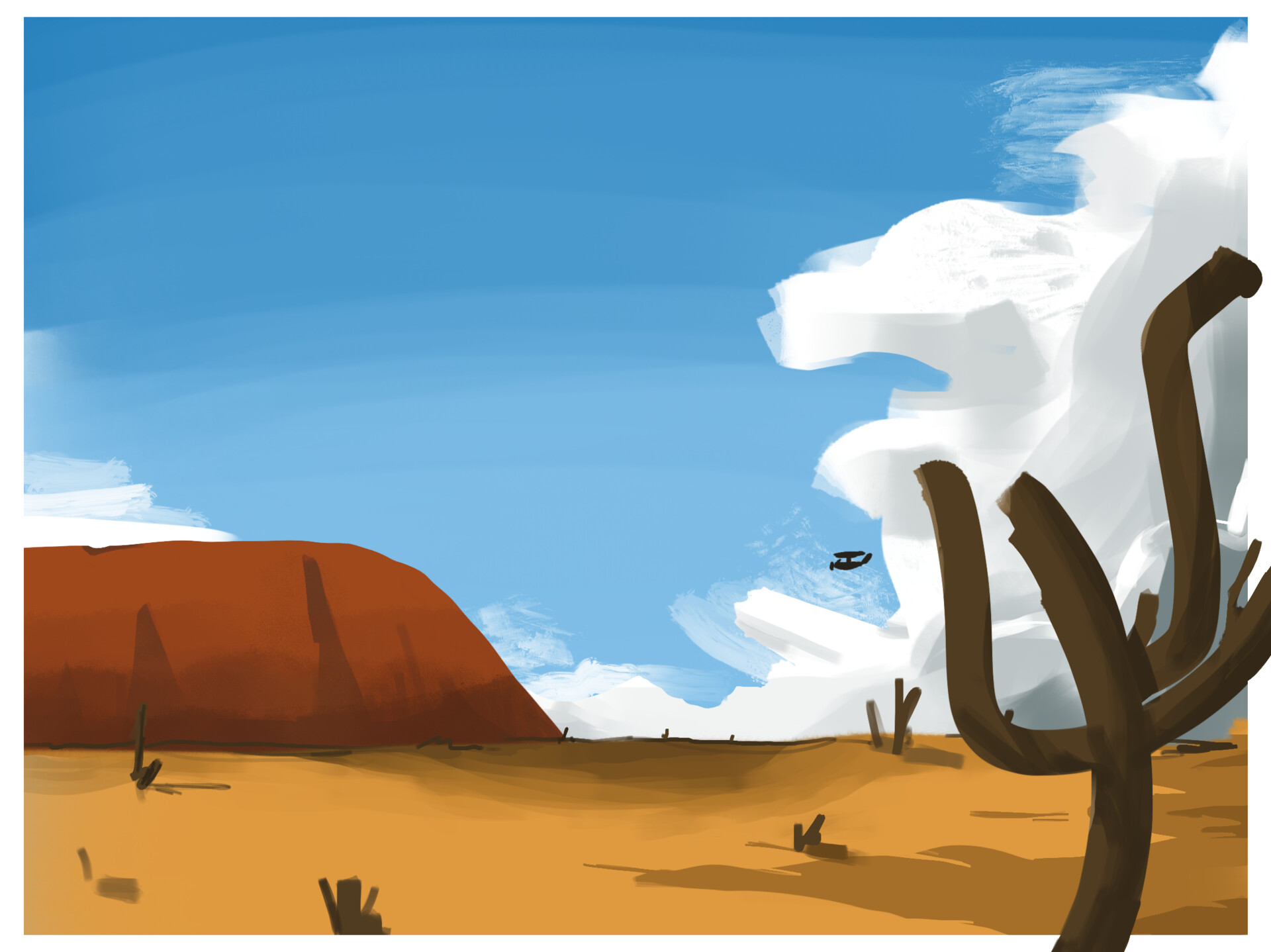 ArtStation - Uluru, Australia