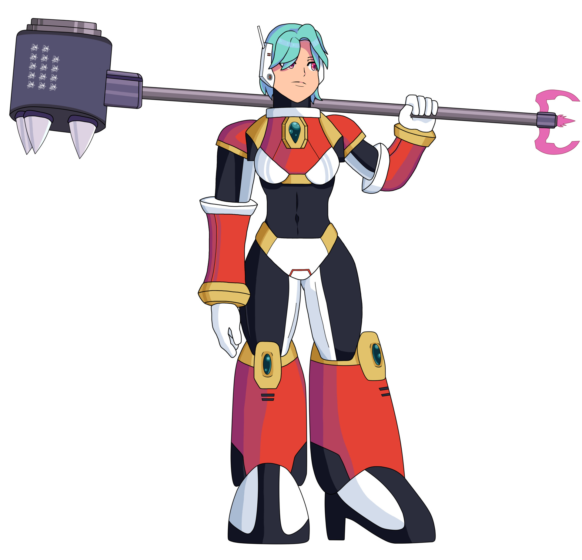 ArtStation - Mega Man X Command Mission OC - Pixie