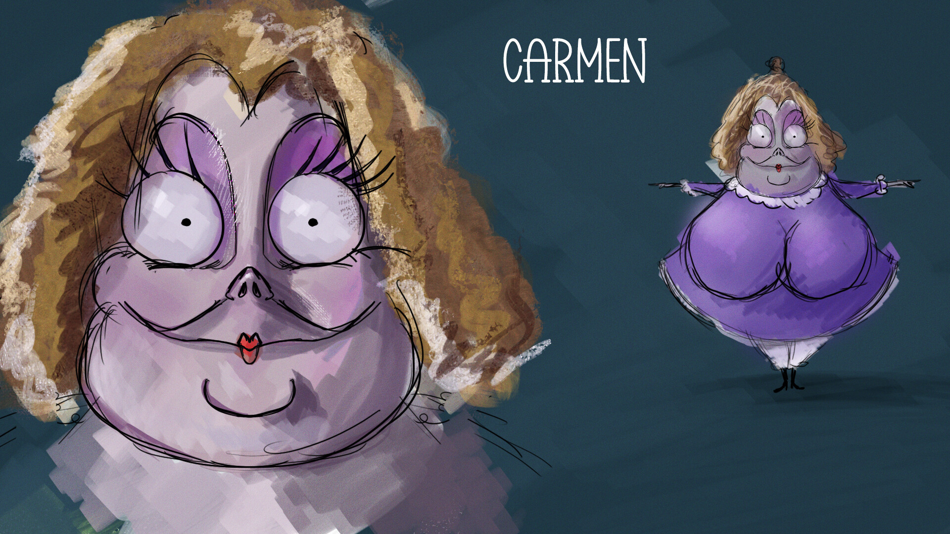 ArtStation - character design - Carmen