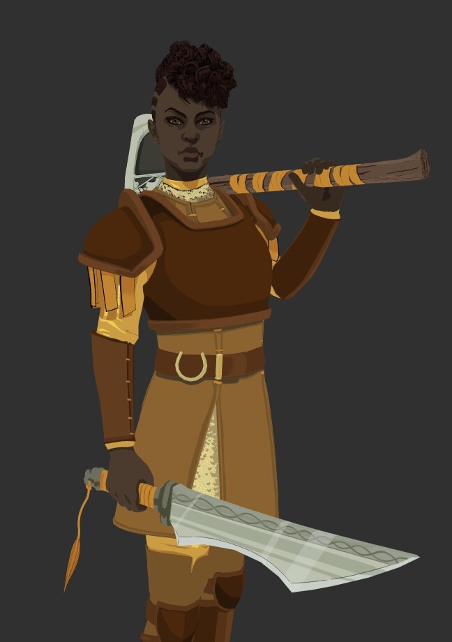 ArtStation - Gracen the Duel Sword Wheeler