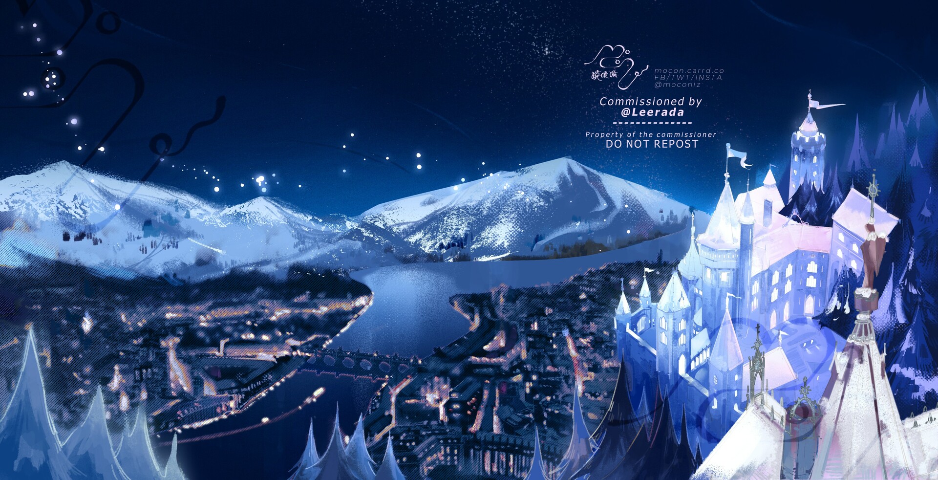 ArtStation - Moon castle [commission]