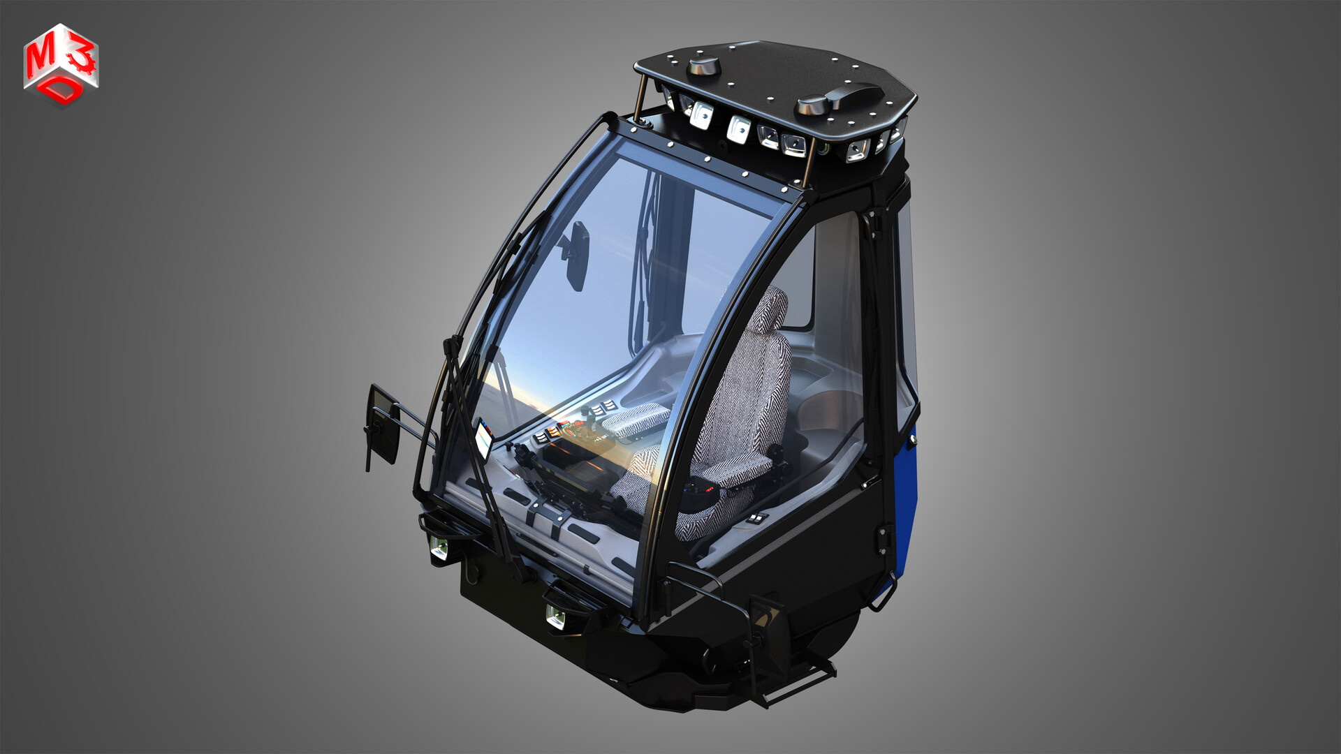 Markos 3d - H21D Forestry Cabin