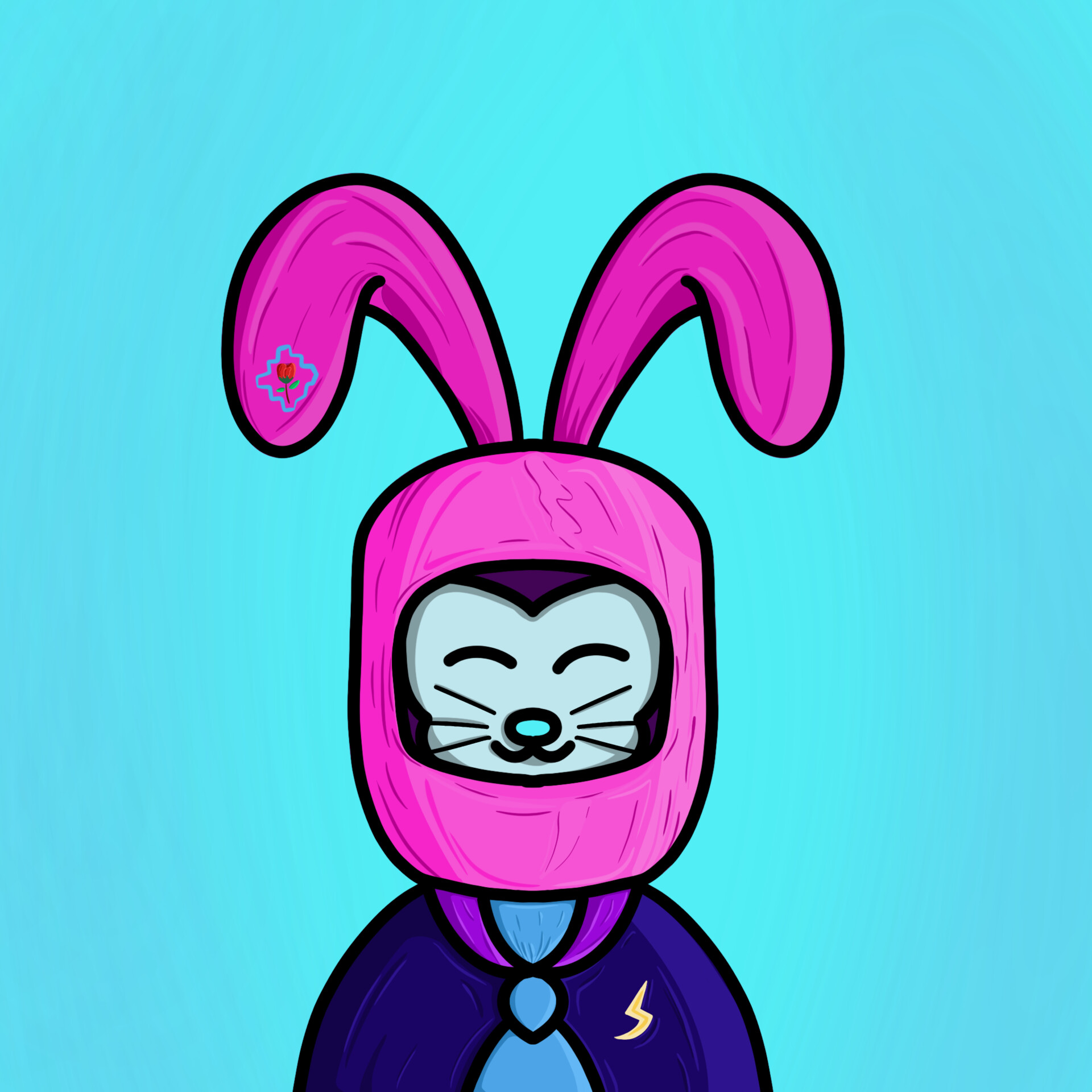 ArtStation - Bunny Head Cat