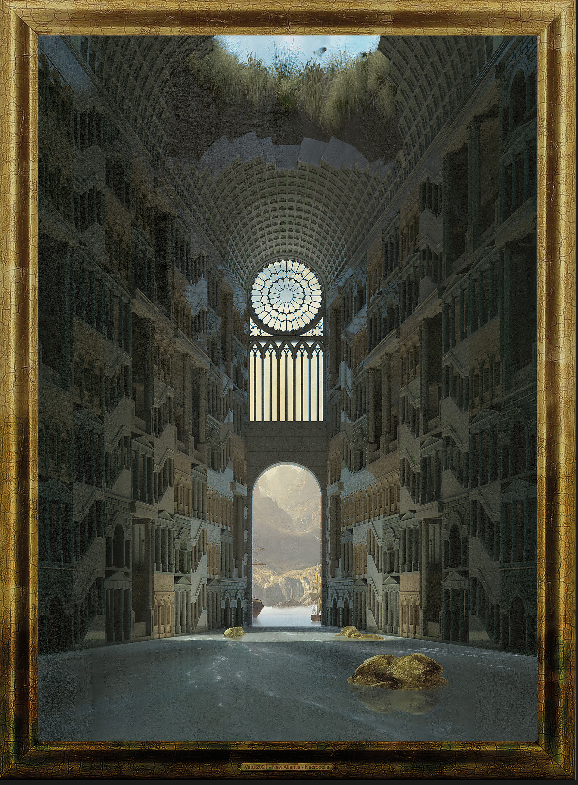 ArtStation - NECROPOLIS - A view of Francis Bacon's "New Atlantis" novel