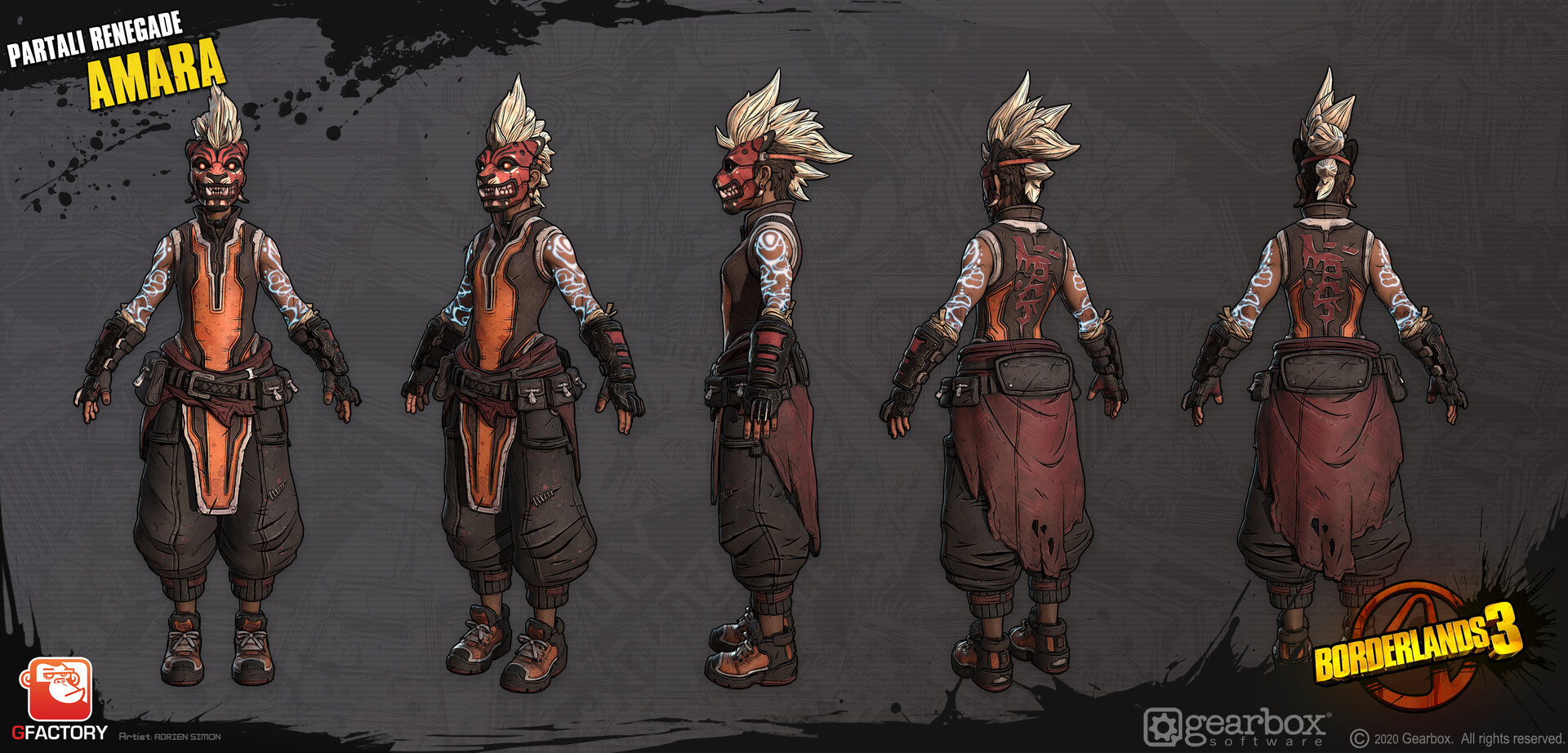 Adrien SIMON - Amara Partali Renegate - Borderlands 3