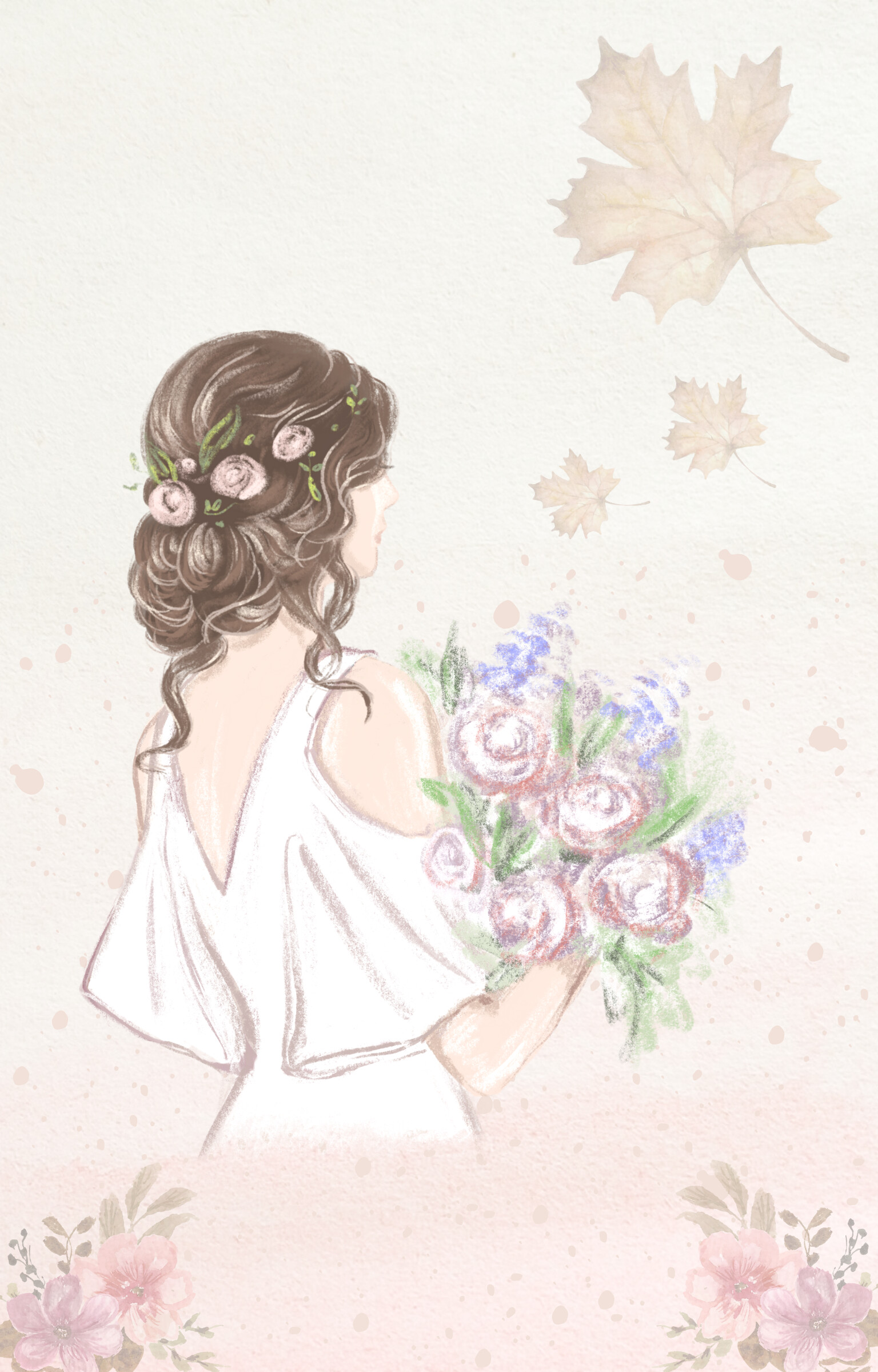 Artstation Cream Watercolor 🎨 Ebook Cover Digital Art Pencil ️ Sketch Drawing Animation 🪶 Print