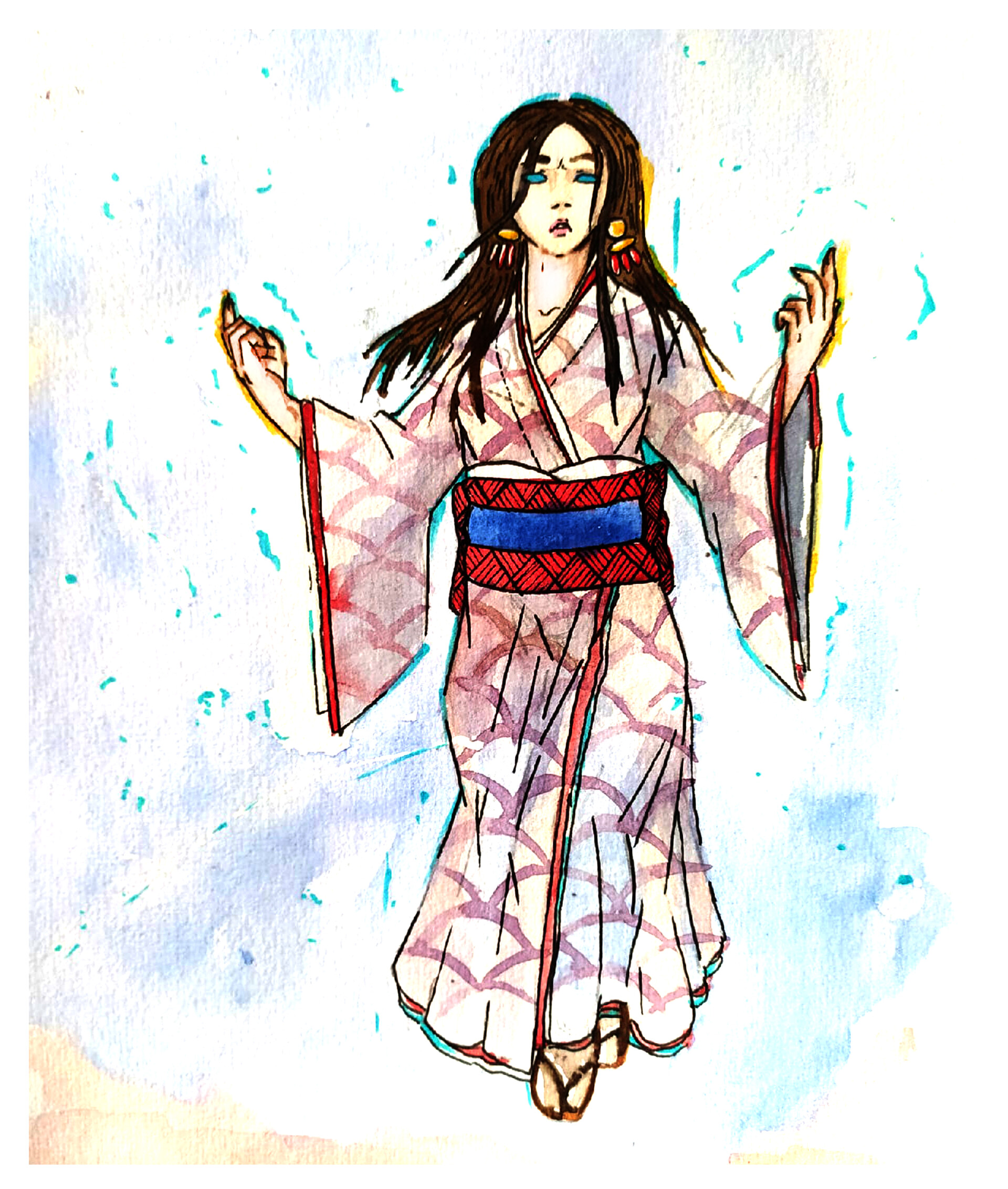 ArtStation - Panasian DnD classes. Sorcerer.