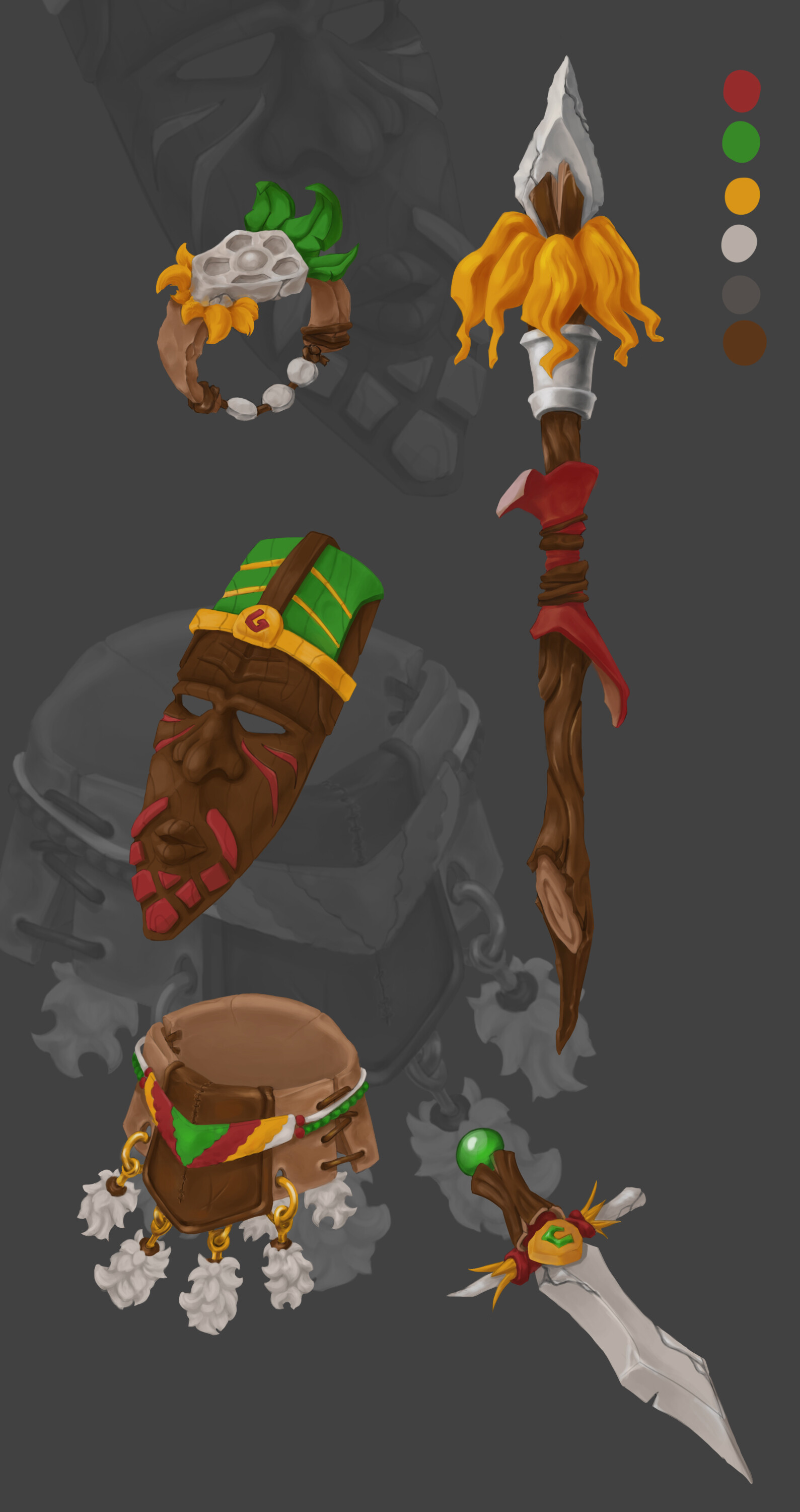 ArtStation - Jungle's props