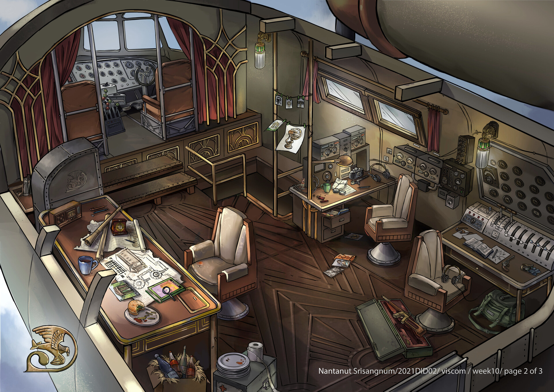 ArtStation - Eagle's dream Voyage : Control room