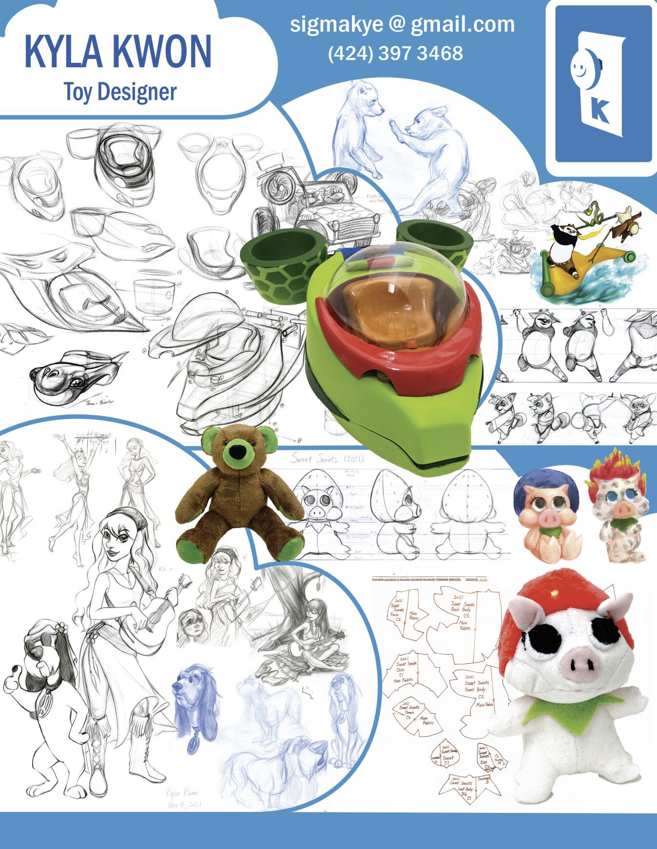 ArtStation - Kyla's Promo Sheet