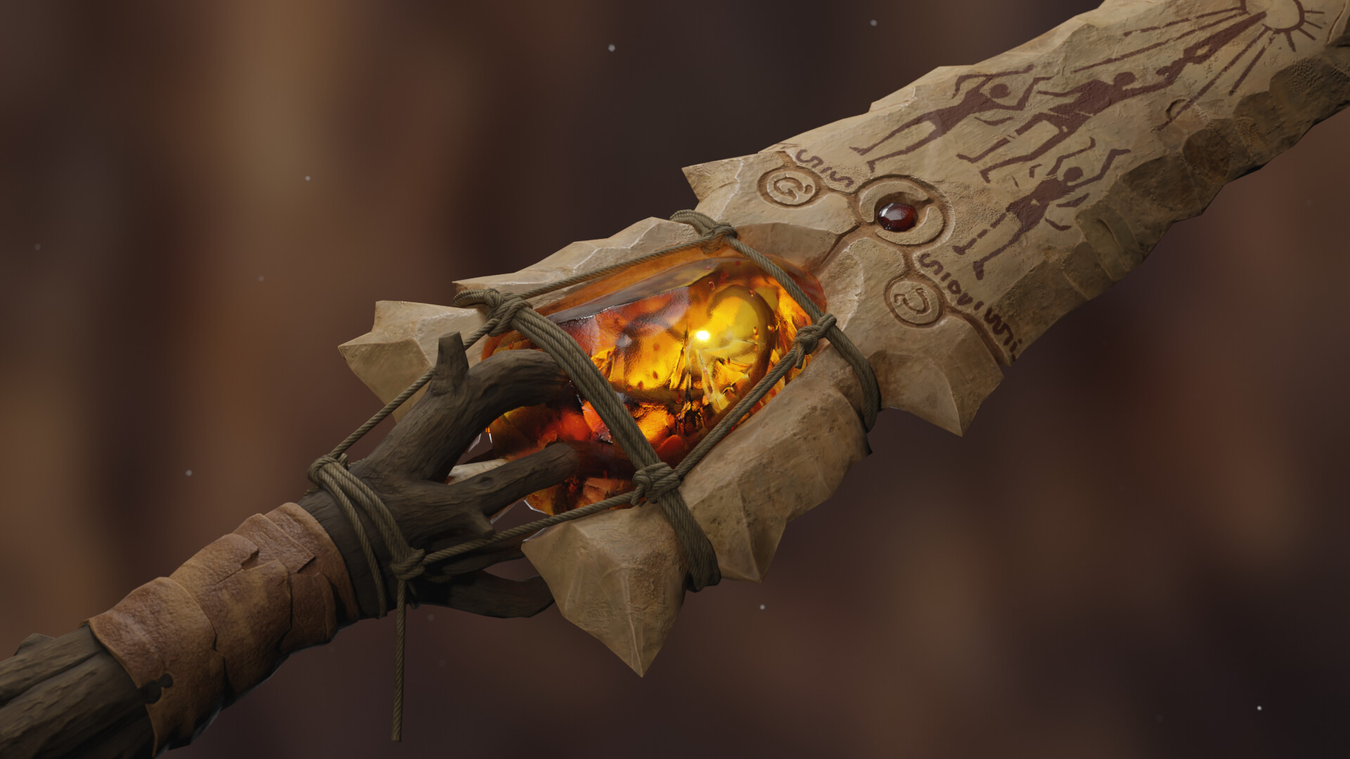 ArtStation - Primal magic blade