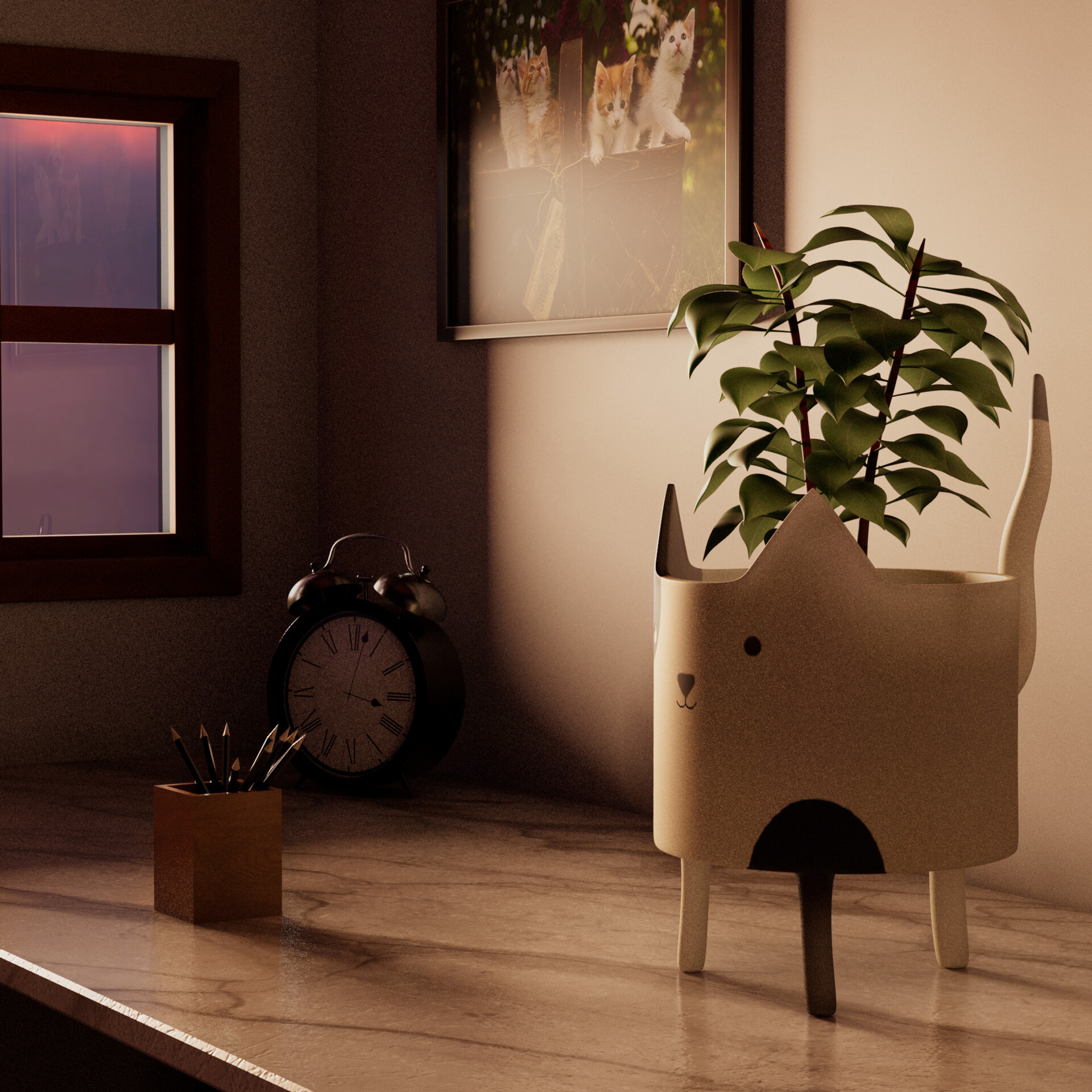 ArtStation - Cat Pot