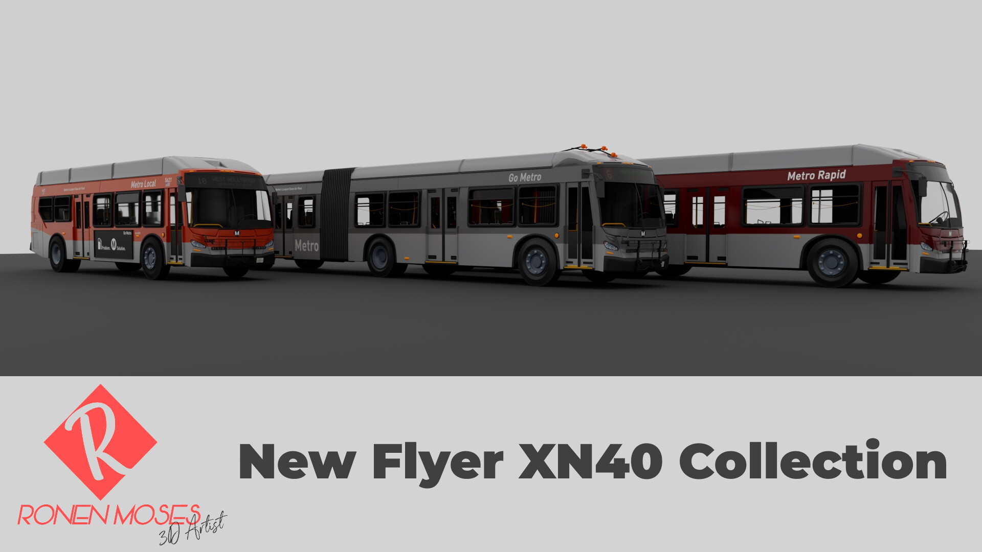 ArtStation - New Flyer XN40 Collection