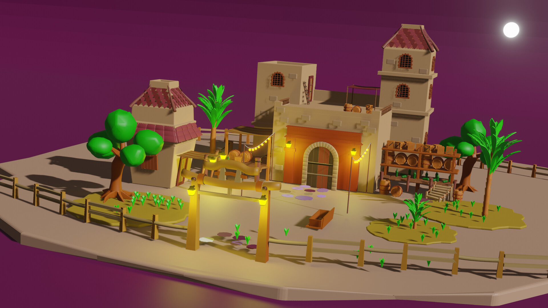 ArtStation - Stylized Building