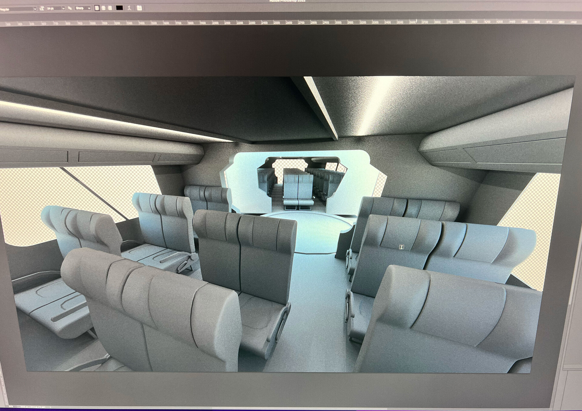 Paul Adams - William Gibson's 'DOGFIGHT' _ Greyhound Bus Interior