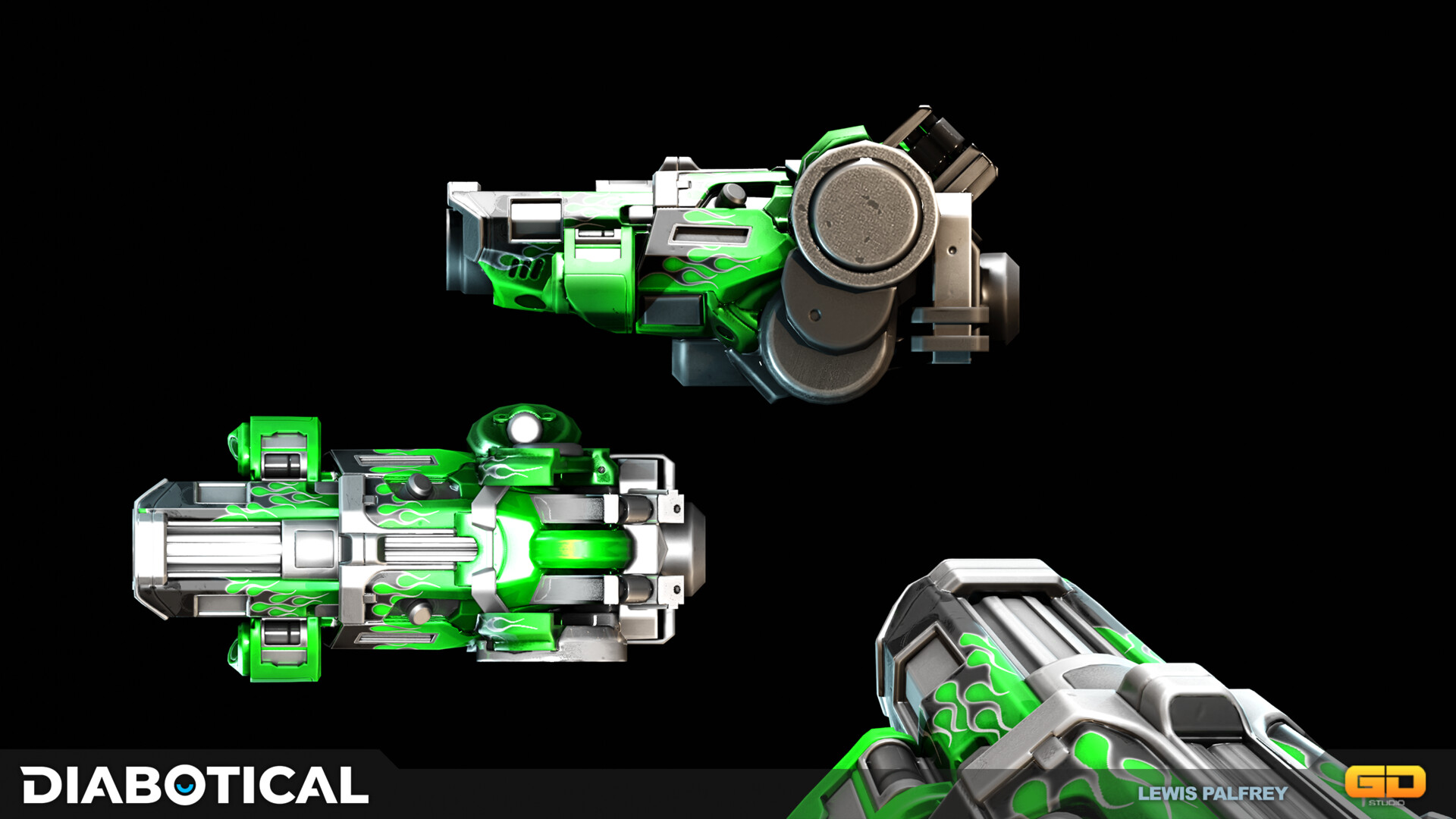 Lewis Palfrey - Hot Rod Skins, Diabotical