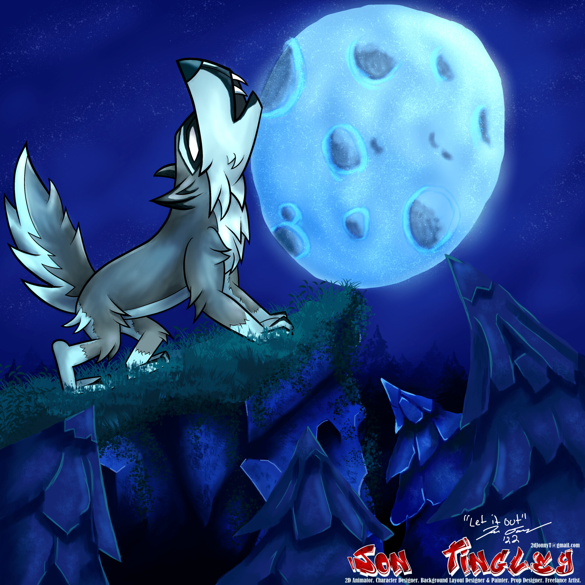 ArtStation - "Let It Out" Illustration