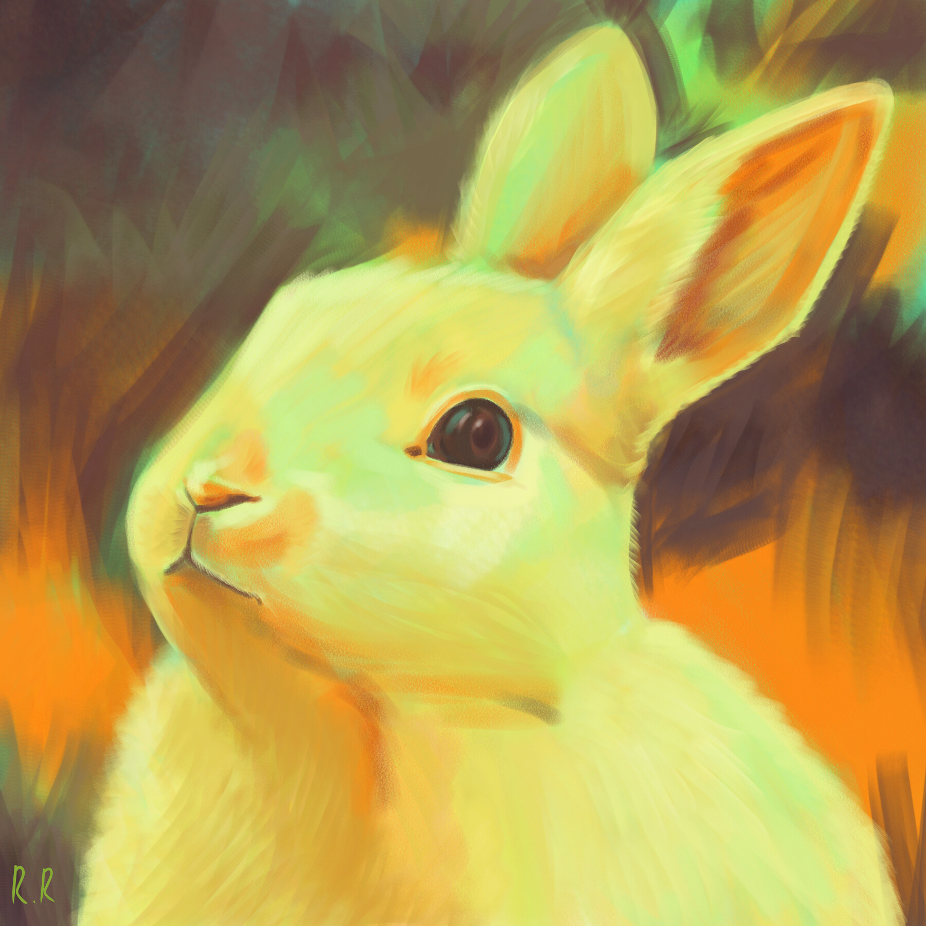 ArtStation - Fire Bunny