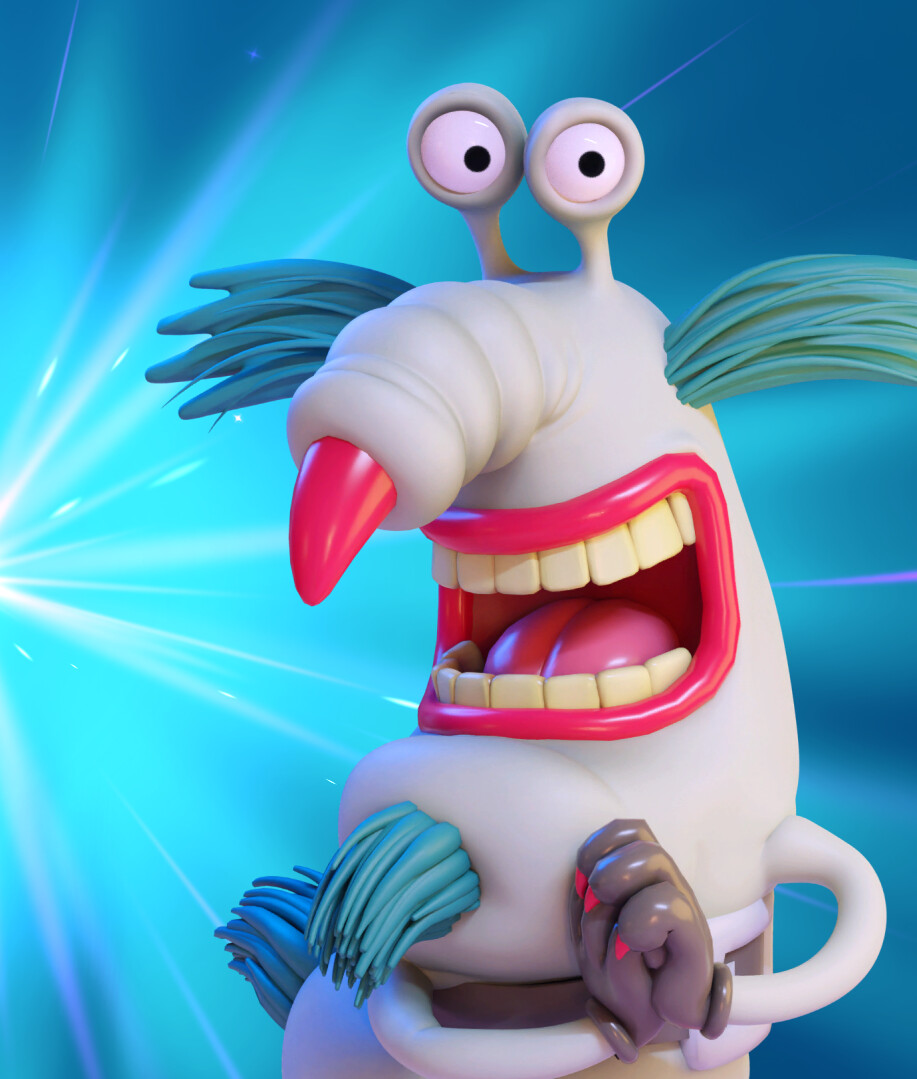 Art Portfolio - GameCoder Studios - The Gromble - Nickelodeon All Star ...