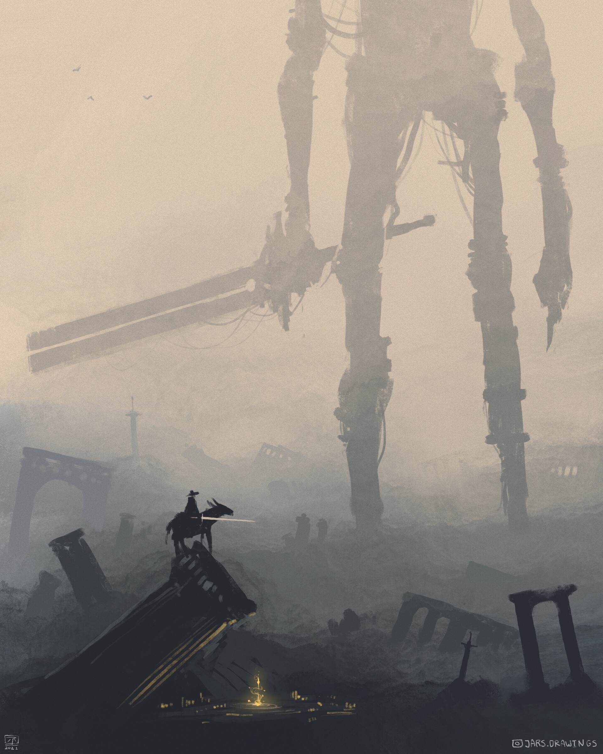 JR Eisma - The Elden Fog Golem