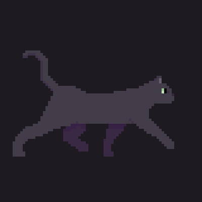 Walking Cat Gif