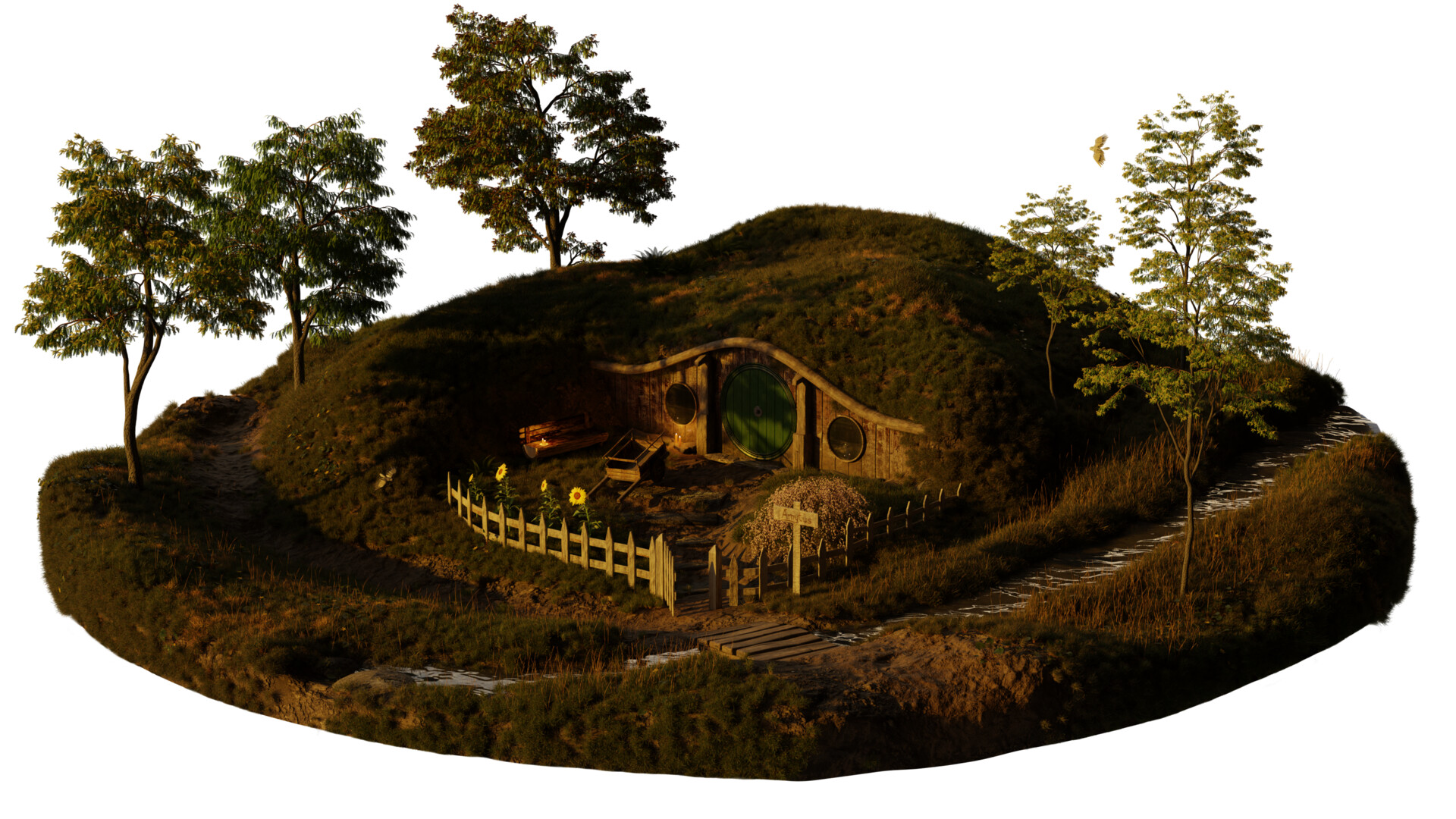 ArtStation - Hobbit Hole