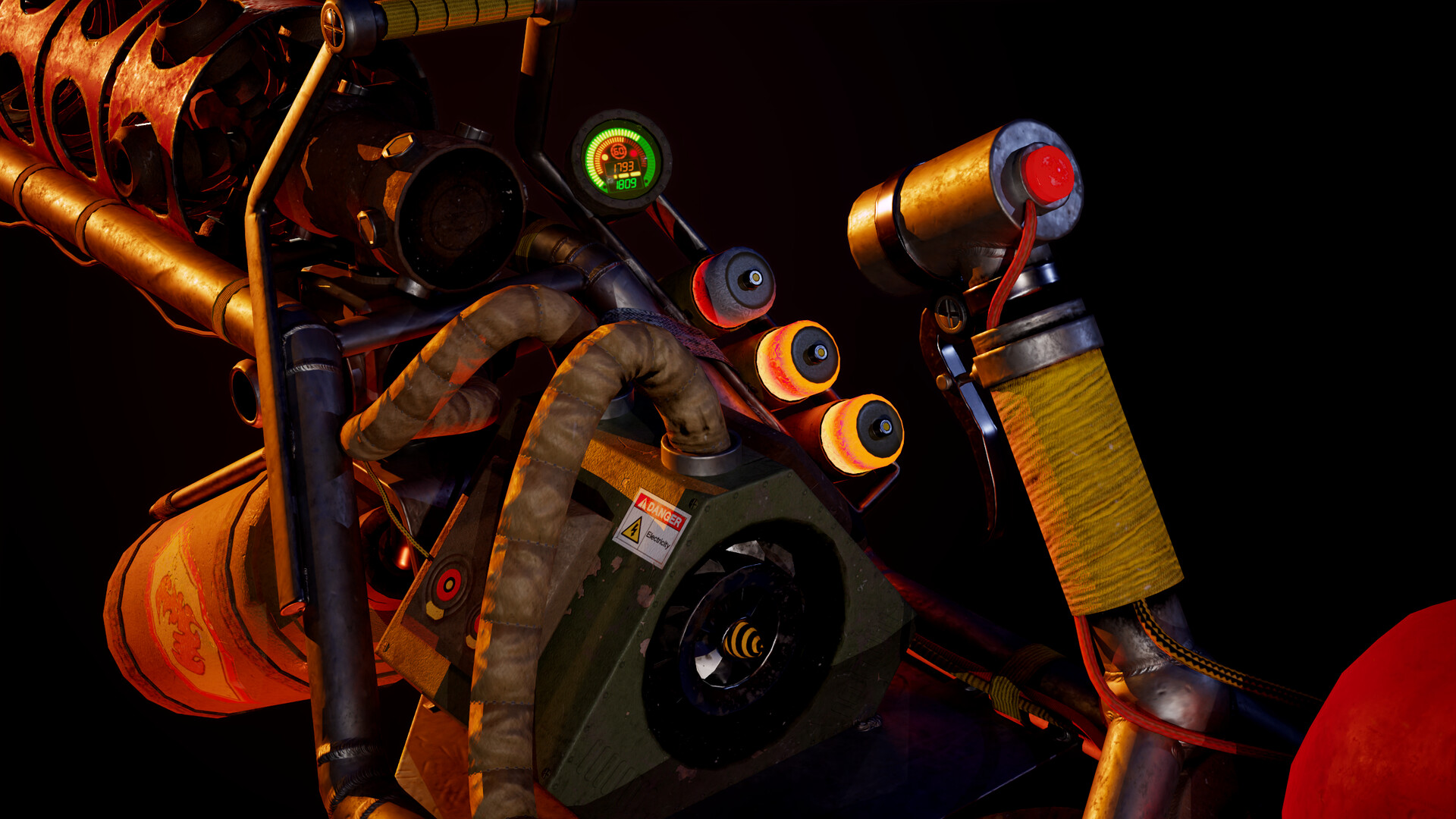 Andrei Ulturgashev portfolio - Hellfire Flamethrower, a weapon for "The ...