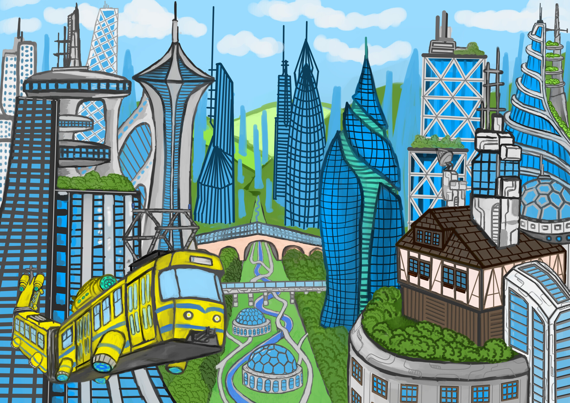 ArtStation - Cityscape 1