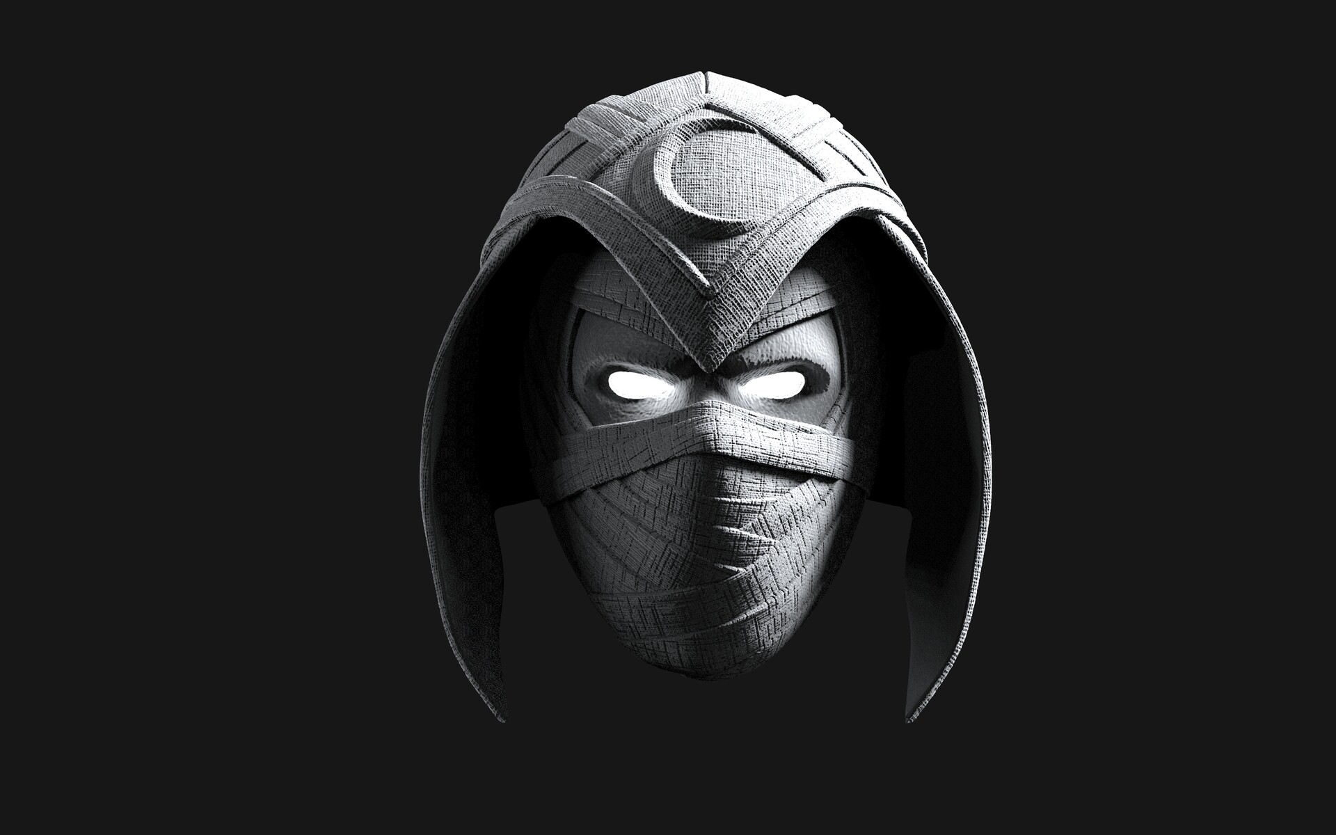 ArtStation - Moon Knight helmet and cowl for 3d-printing