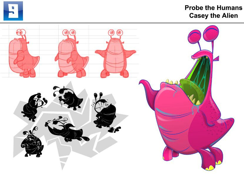 ArtStation - PROBE THE HUMANS CASEY THE ALIEN