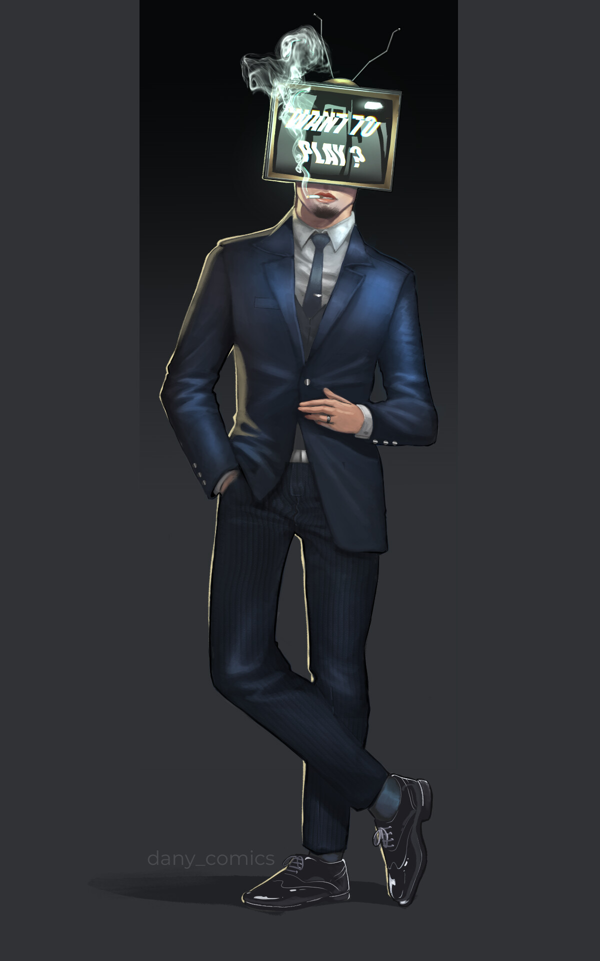 ArtStation - TV guy