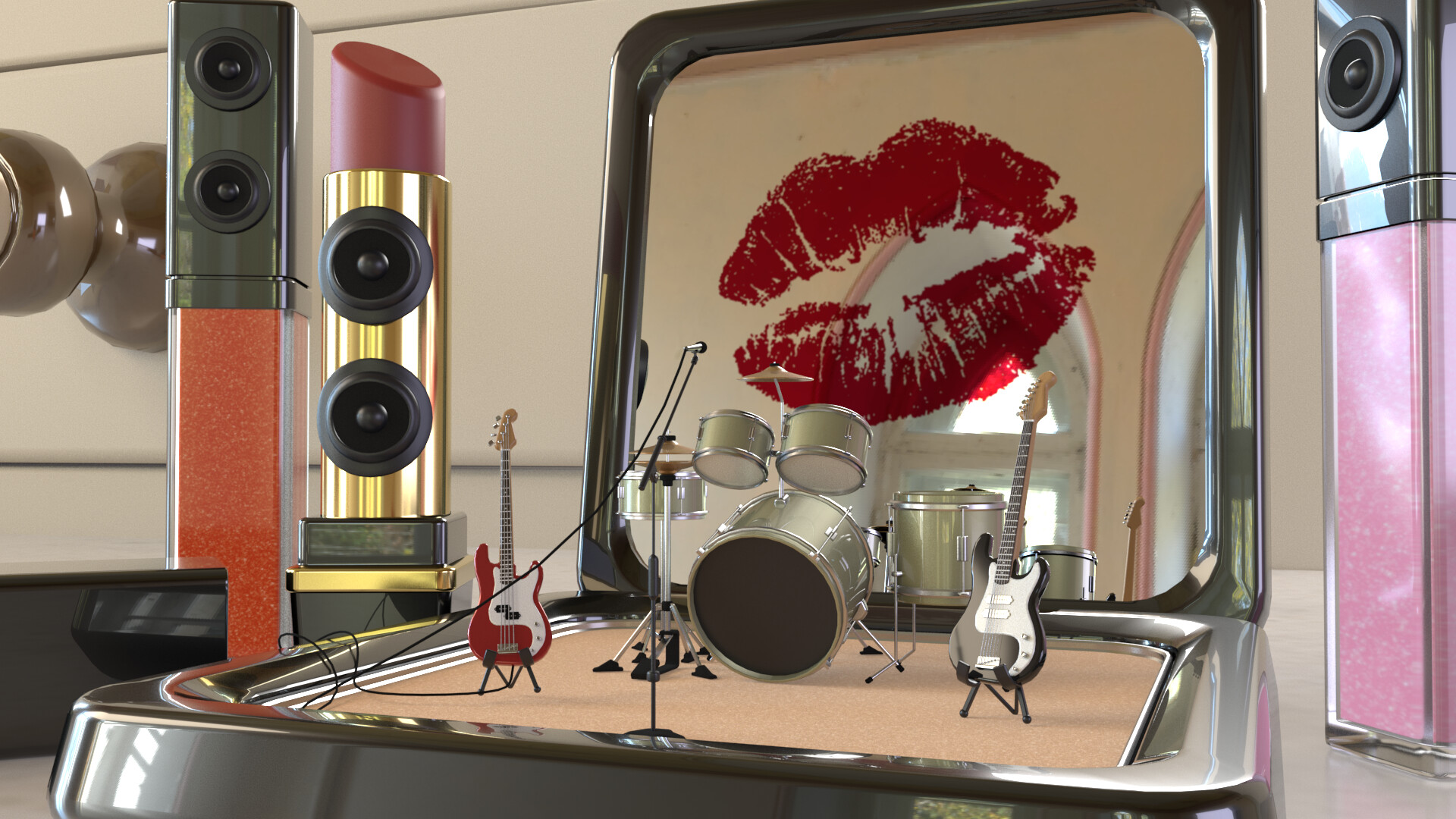 ArtStation - Make-up and Roll