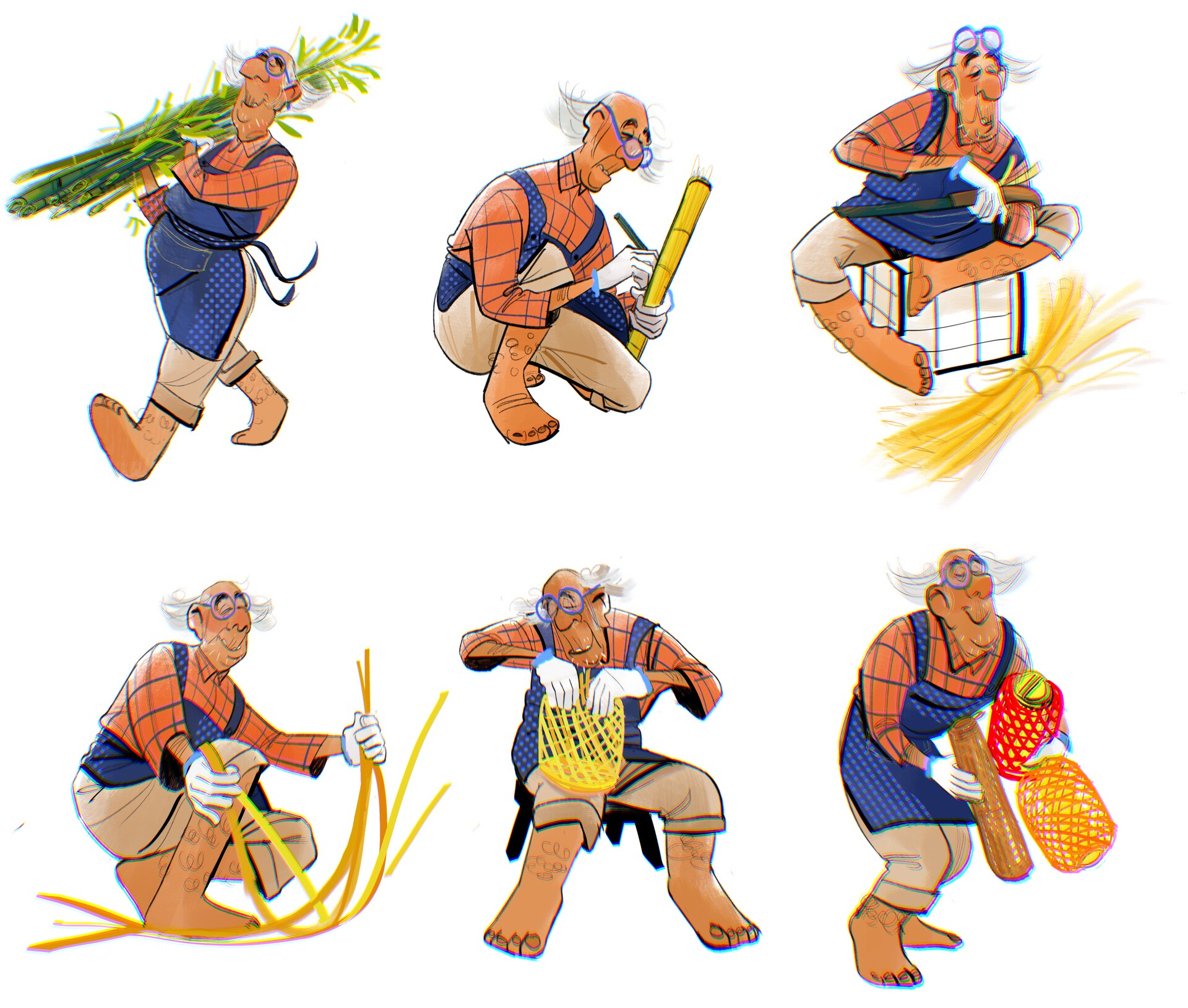 ArtStation - craftsman character design