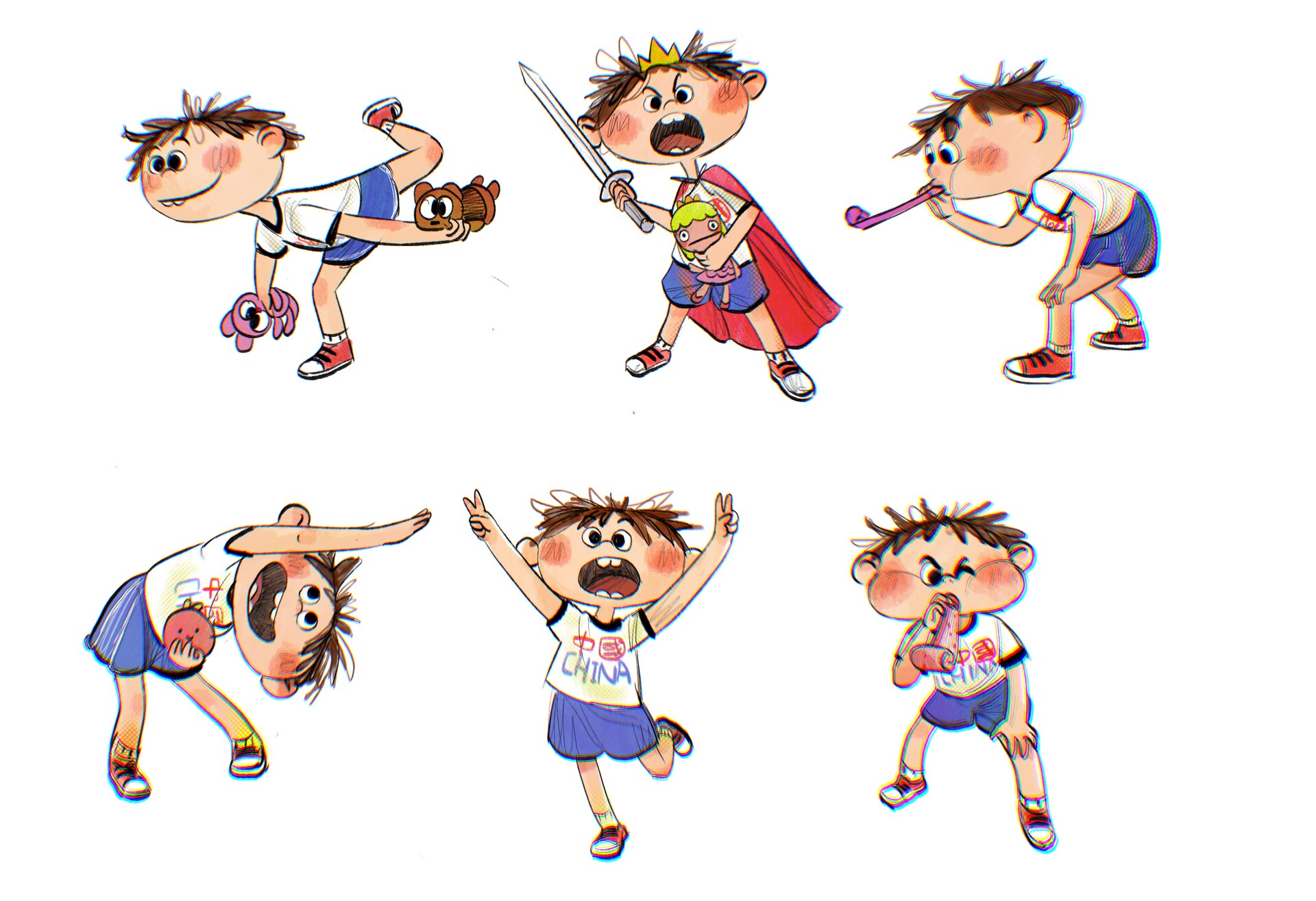 ArtStation - Kid character design