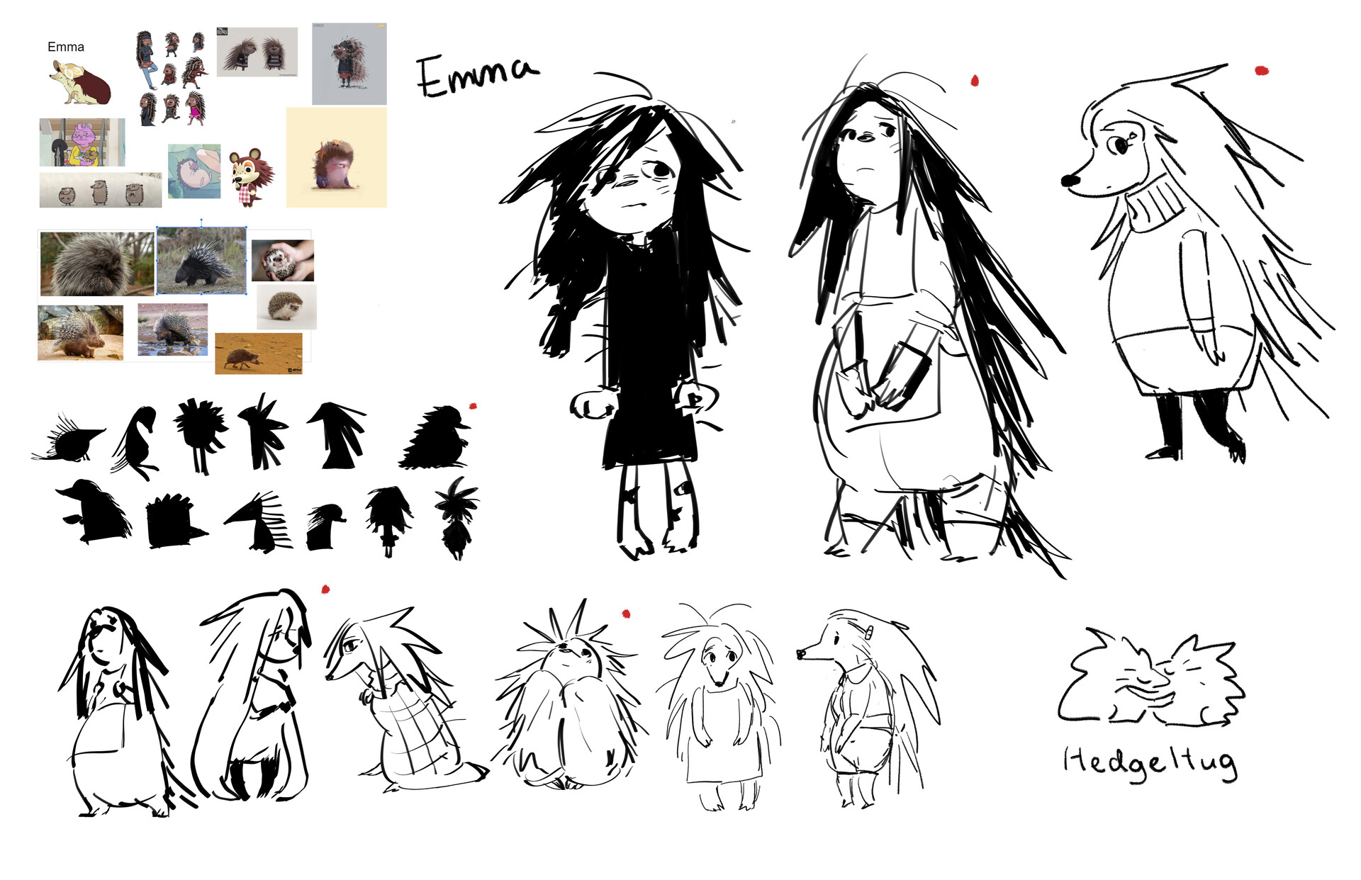 ArtStation - Hedge Hug - Game Character Design & Color Script