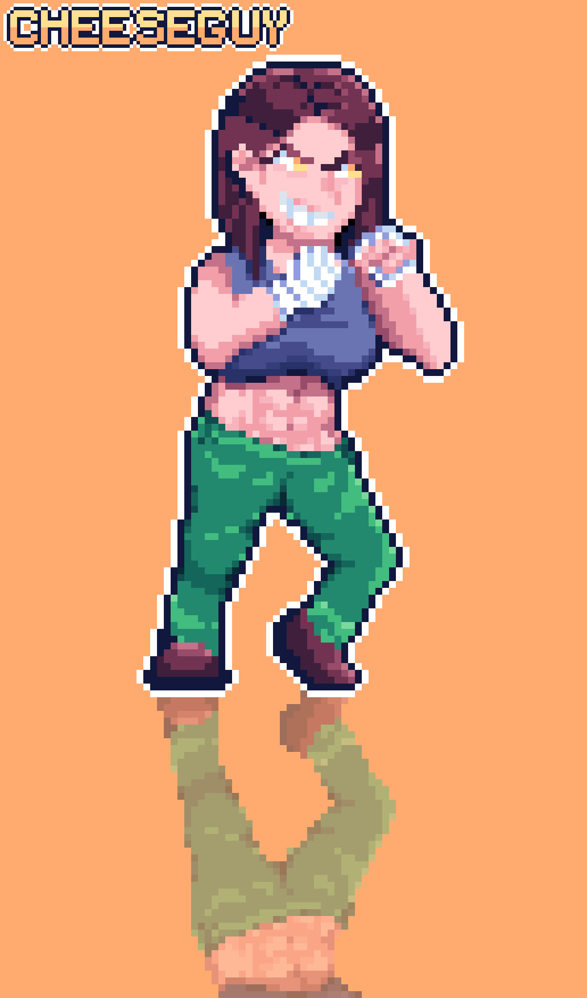 ArtStation - Sprite (idle) of Number One - OC - Cheeseguy