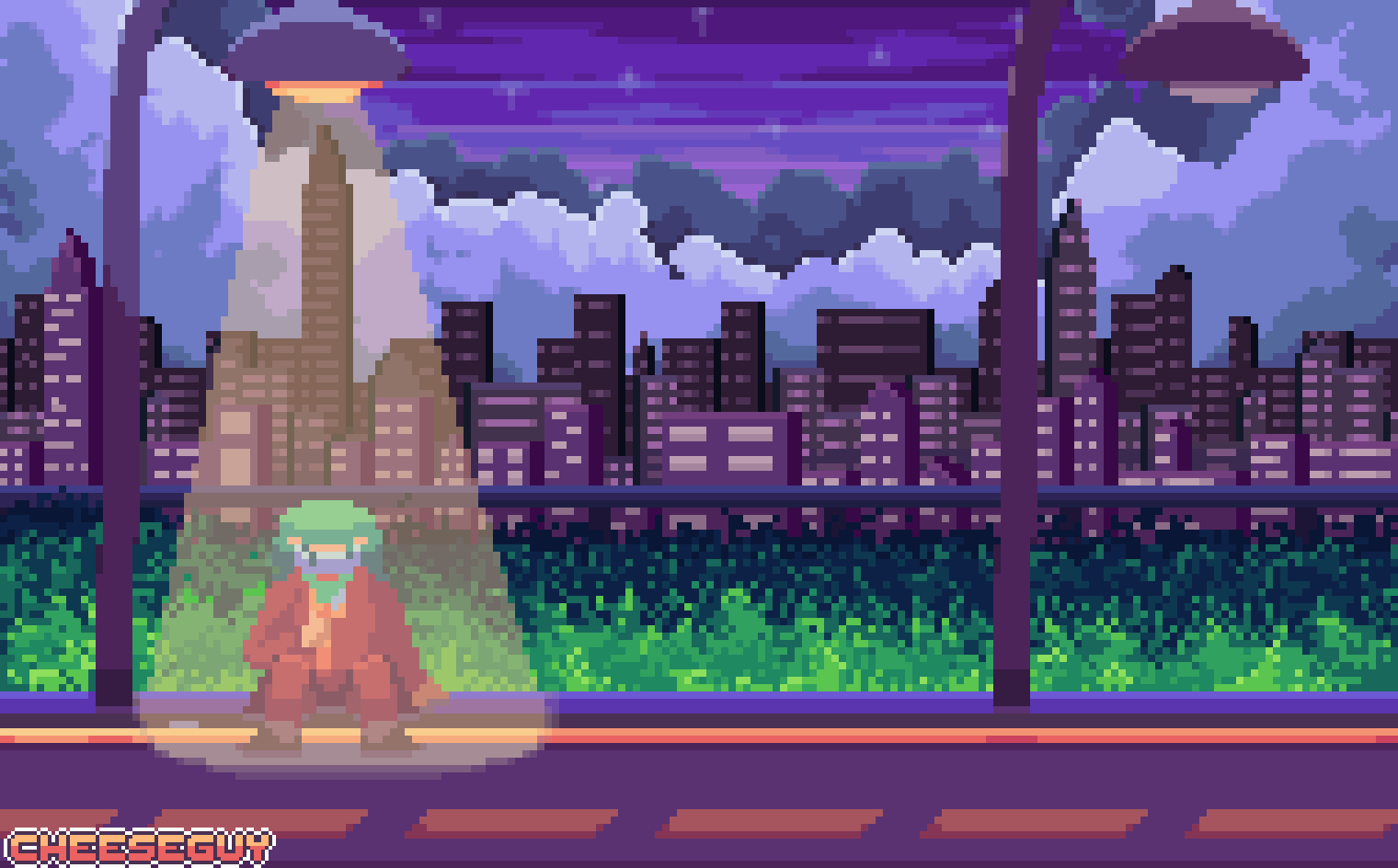 Pixel Landscape Gif