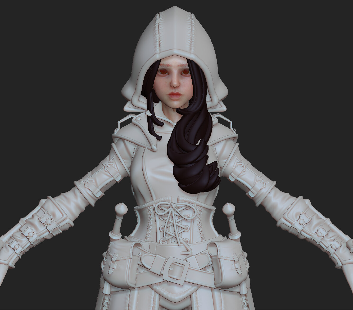 ArtStation - Female Assassin Character | 3D Game Character Modelling