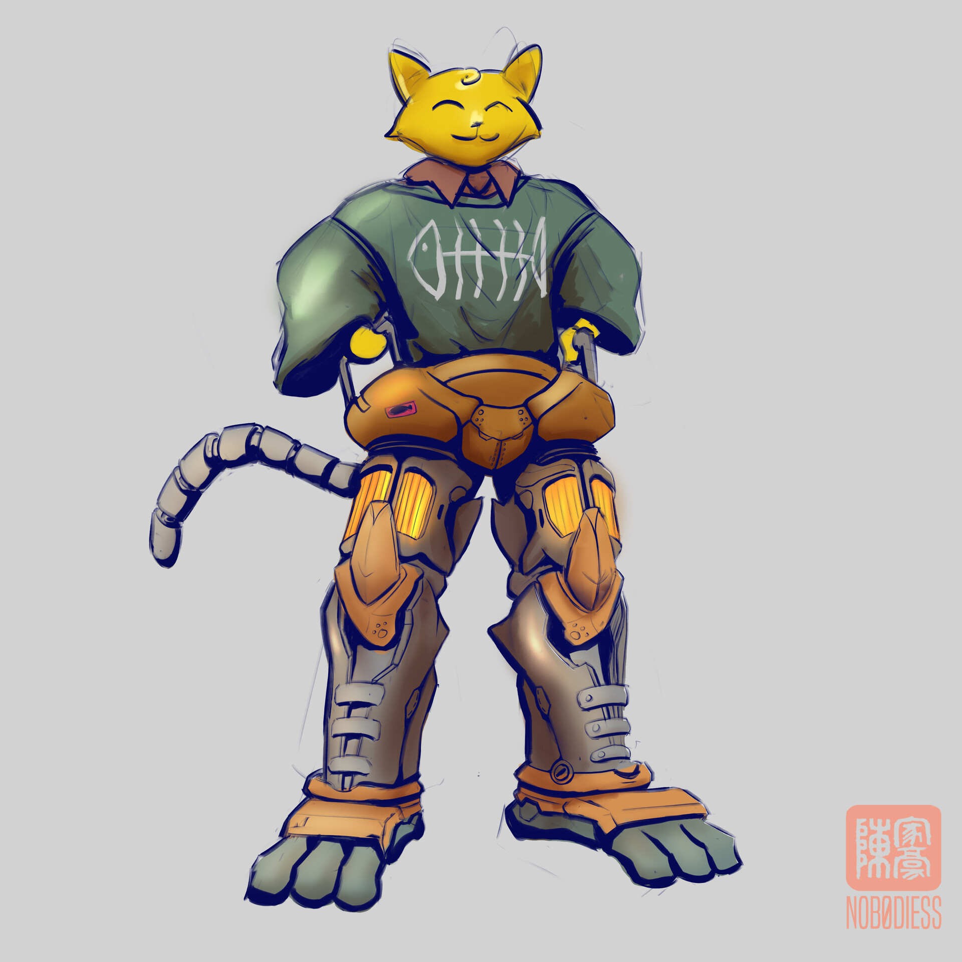 ArtStation - Catboy Mech